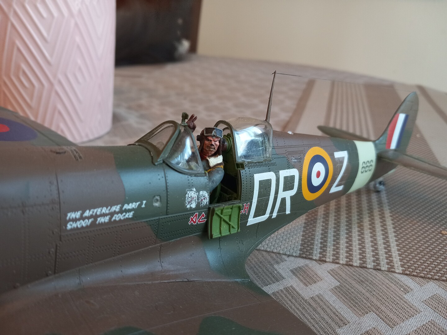 Spitfire Mk II Aces High Iron Maiden Fighter -- Plastic Model Airplane ...