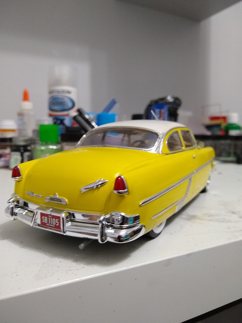 1954 Hudson Hornet Coupe -- Plastic Model Car Kit -- 1/25 Scale ...