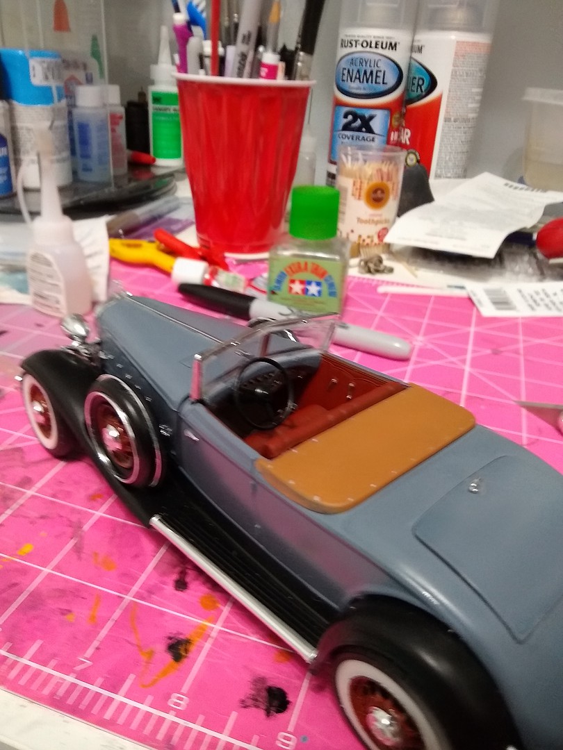 '32 Chrysler Imperial Gangbusters -- Plastic Model Car Vehicle Kit -- 1 ...