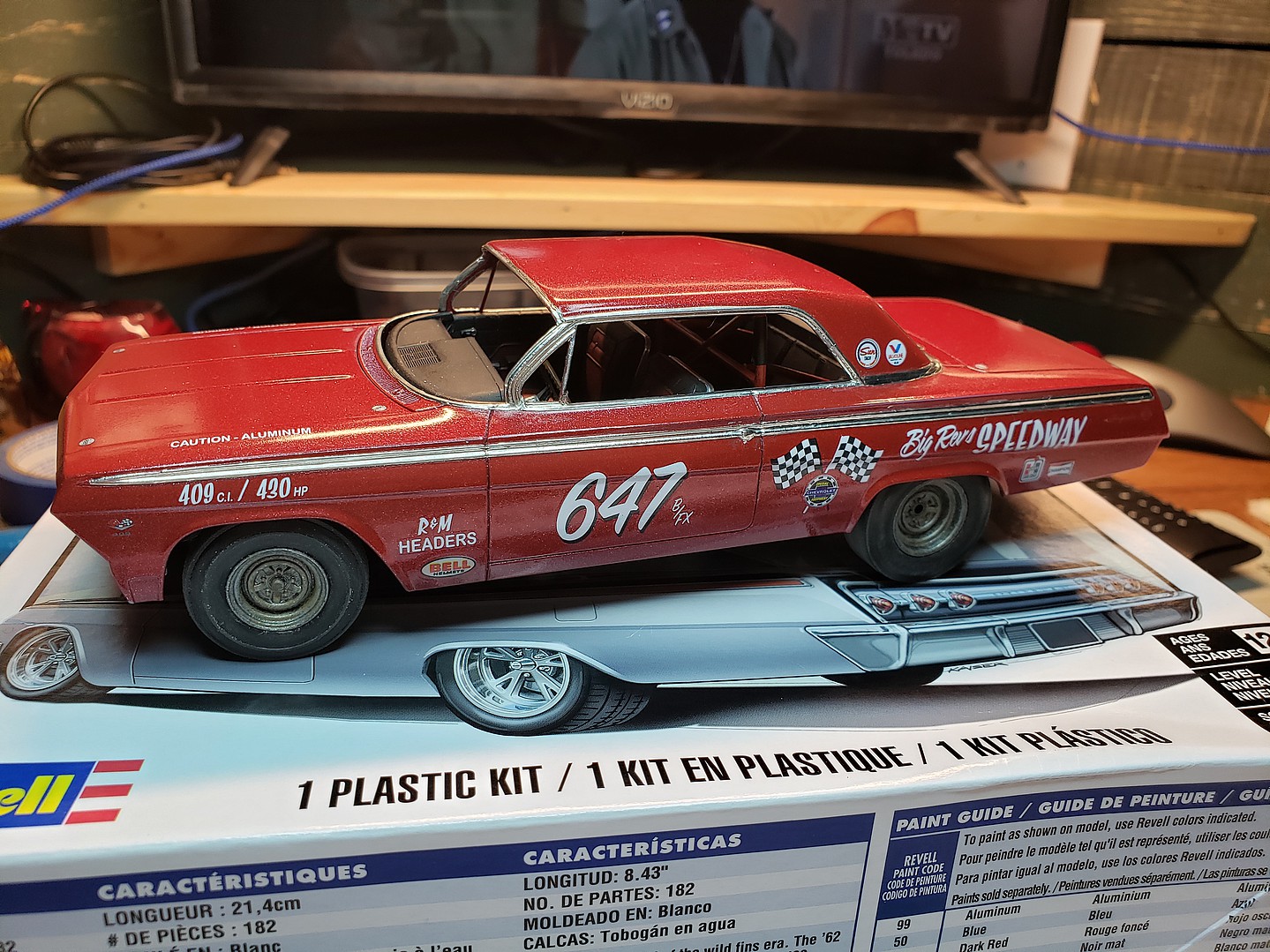 1962 Chevy Impala SS Hardtop (3 in 1) -- Plastic Model Car Kit -- 1/25 ...