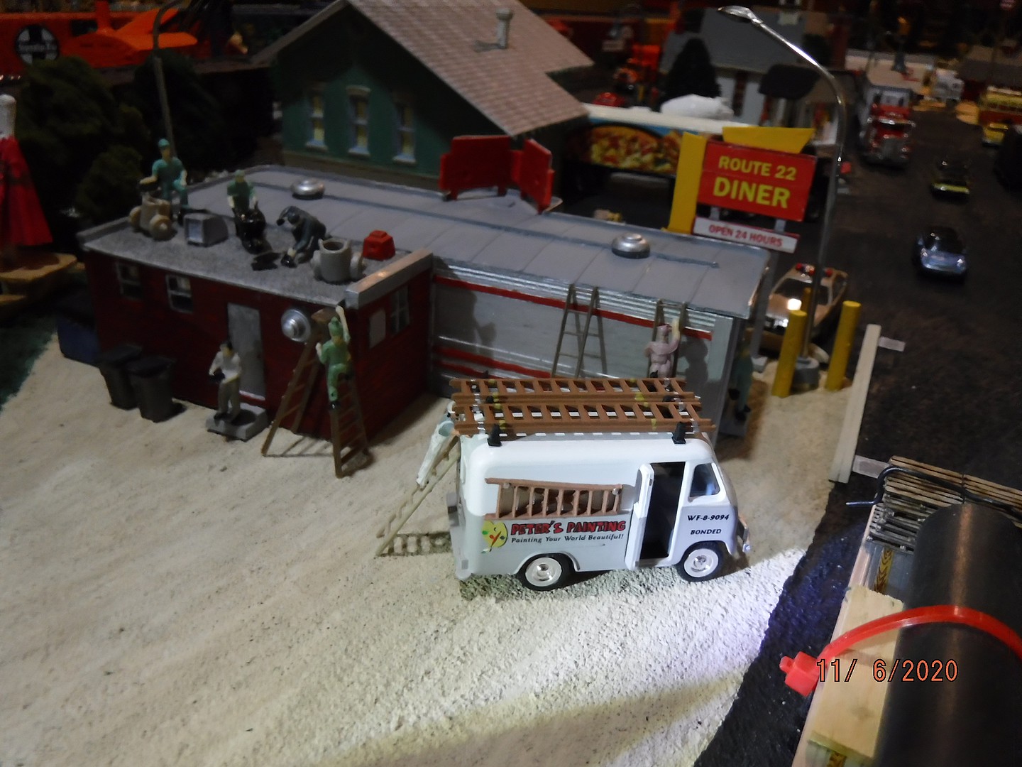 Peter's Painting -- AutoScenes -- HO Scale Model Railroad Vehicle -- # ...