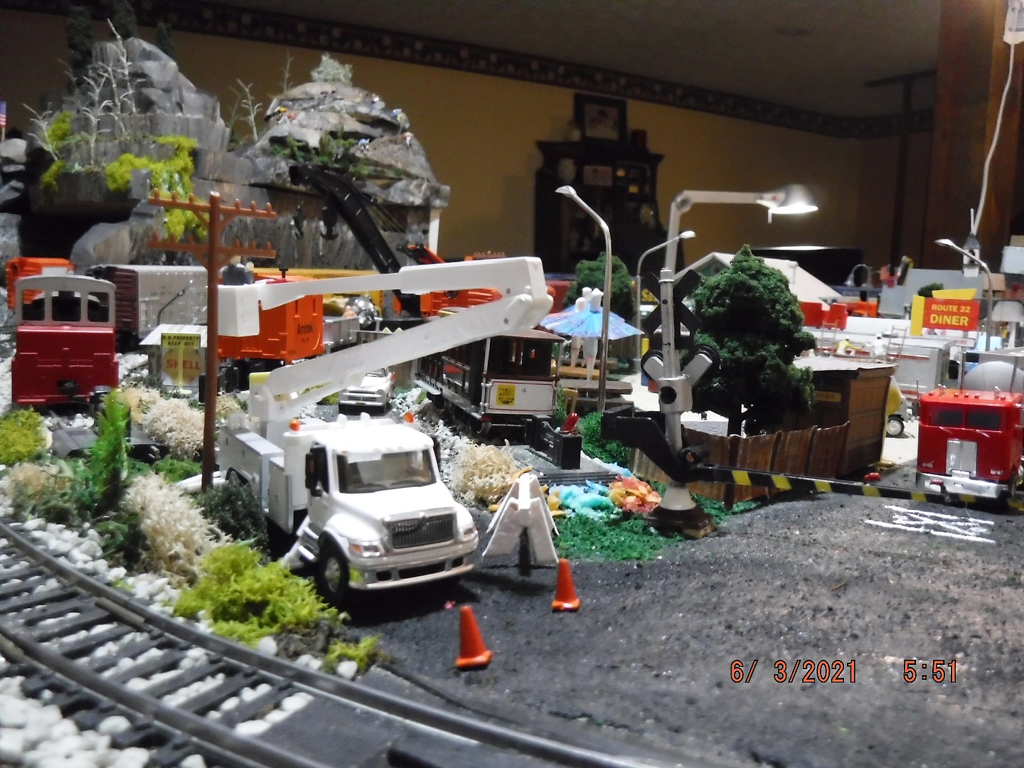 Custom Highway Cones Painted Orange (10) -- Model Railroad Road ...