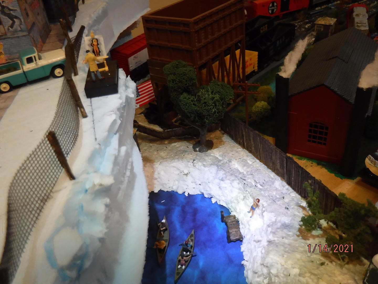 Artist -- Model Railroad Figure -- HO Scale -- #29058 pictures by ...