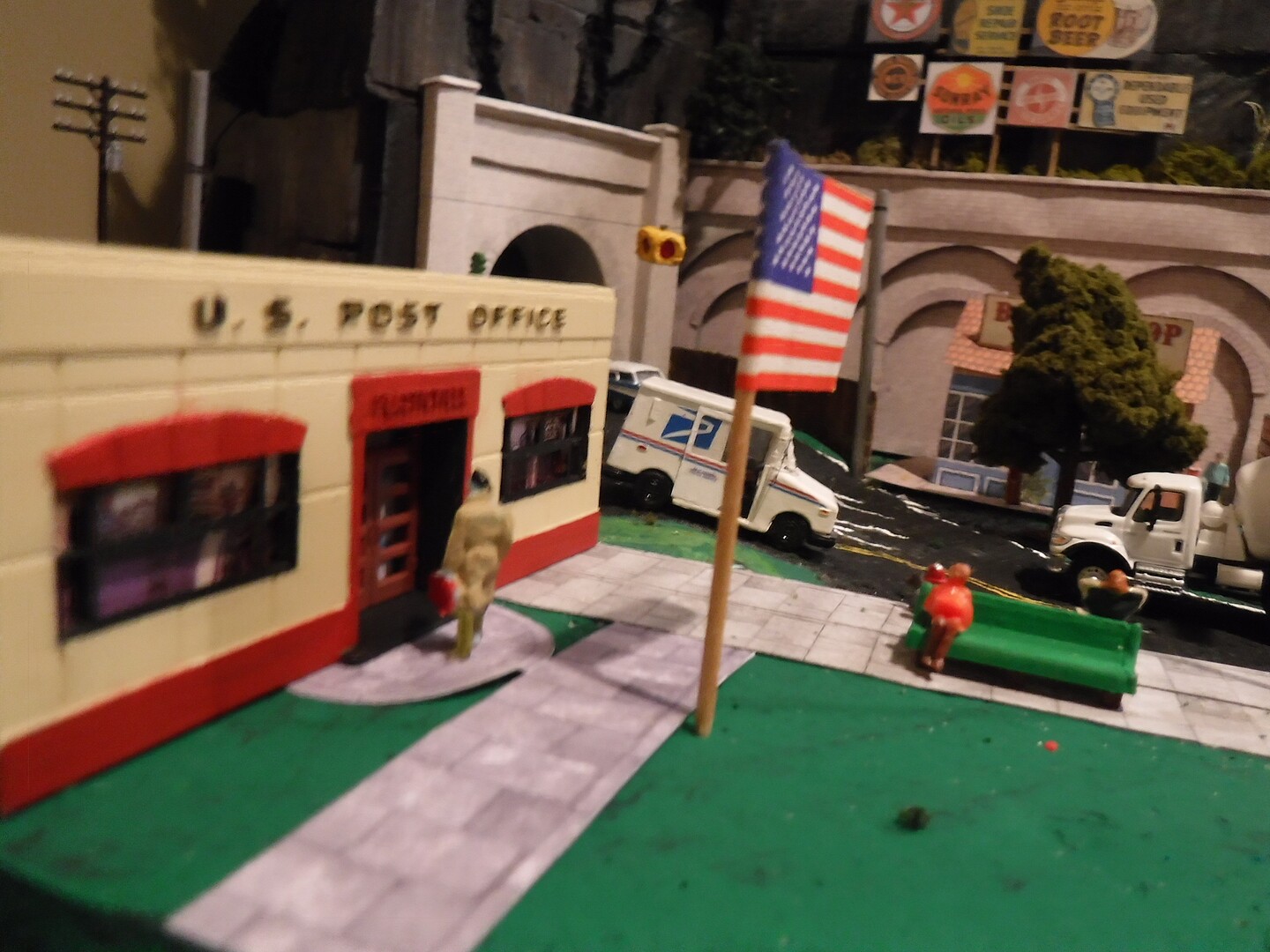 Post Office Kit -- HO Scale Model Railroad Building -- #45144 pictures ...