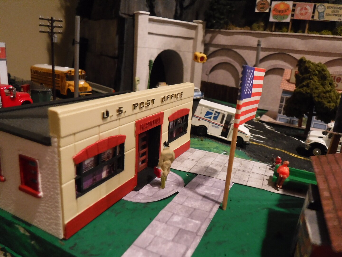 Post Office Kit -- HO Scale Model Railroad Building -- #45144 pictures ...