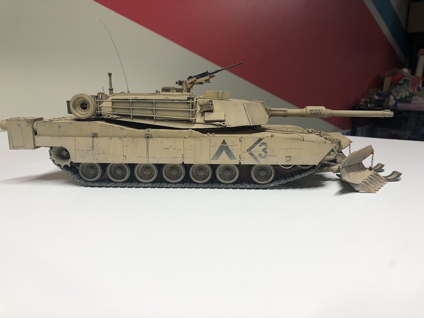 US M1A1 w/Mine Plow Tank -- Plastic Model Military Vehicle Kit -- 1/35 Scale -- #35158 pictures ...