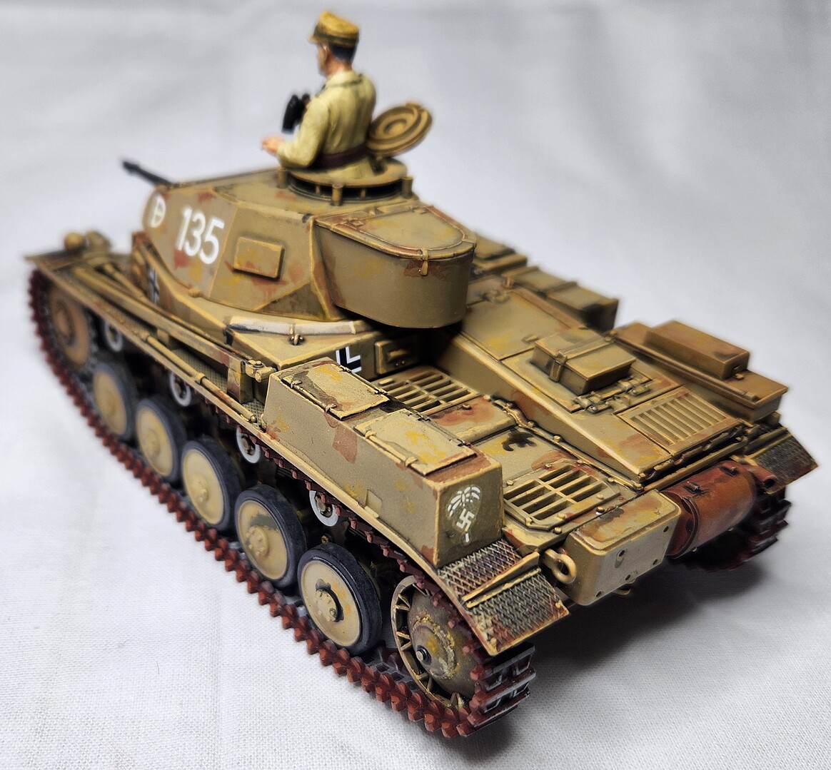 German Panzerkampfwagen II -- Plastic Model Military Vehicle Kit -- 1/ ...