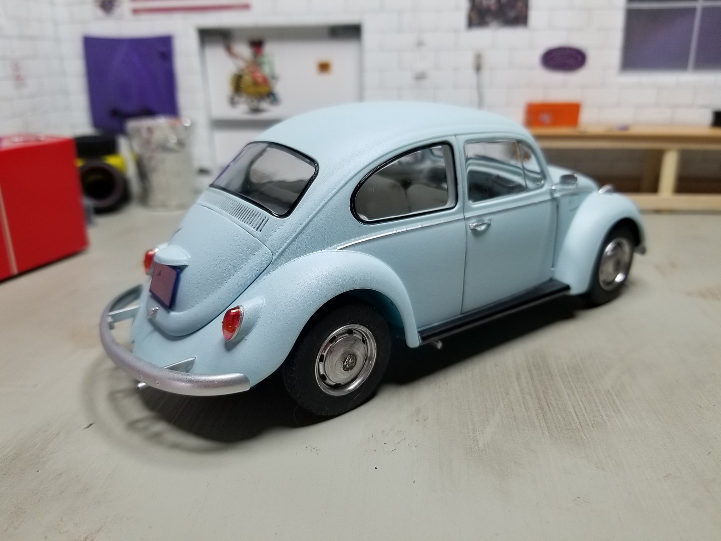 1968 VW Beetle Type 1 -- Plastic Model Car Kit -- 1/24 Scale -- #854192 ...