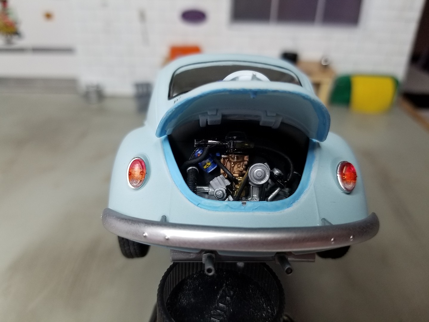 1968 VW Beetle Type 1 -- Plastic Model Car Kit -- 1/24 Scale -- #854192 ...