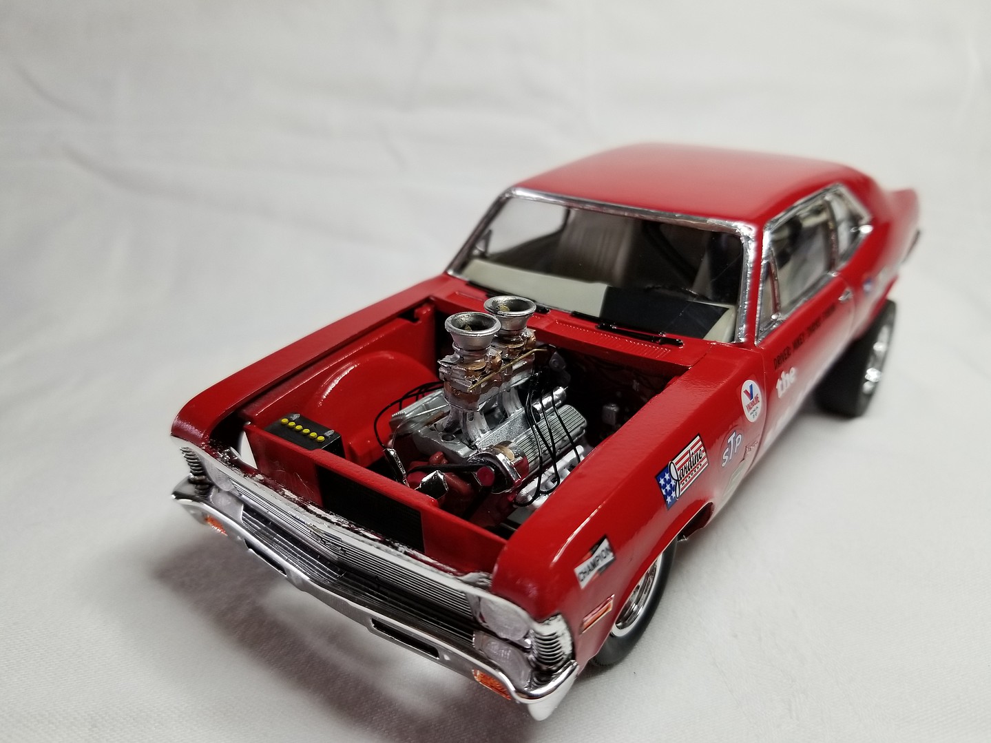 1972 Chevy Nova SS 'Old Pro' 2T -- Plastic Model Car Kit -- 1/25 Scale ...