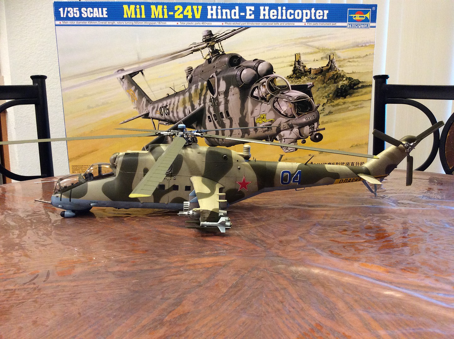 Mil Mi24V Hind E Helicopter -- Plastic Model Kit -- 1/35 Scale -- #5103 ...