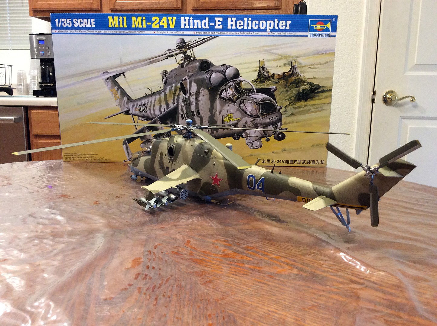 Mil Mi24V Hind E Helicopter -- Plastic Model Kit -- 1/35 Scale -- #5103 ...