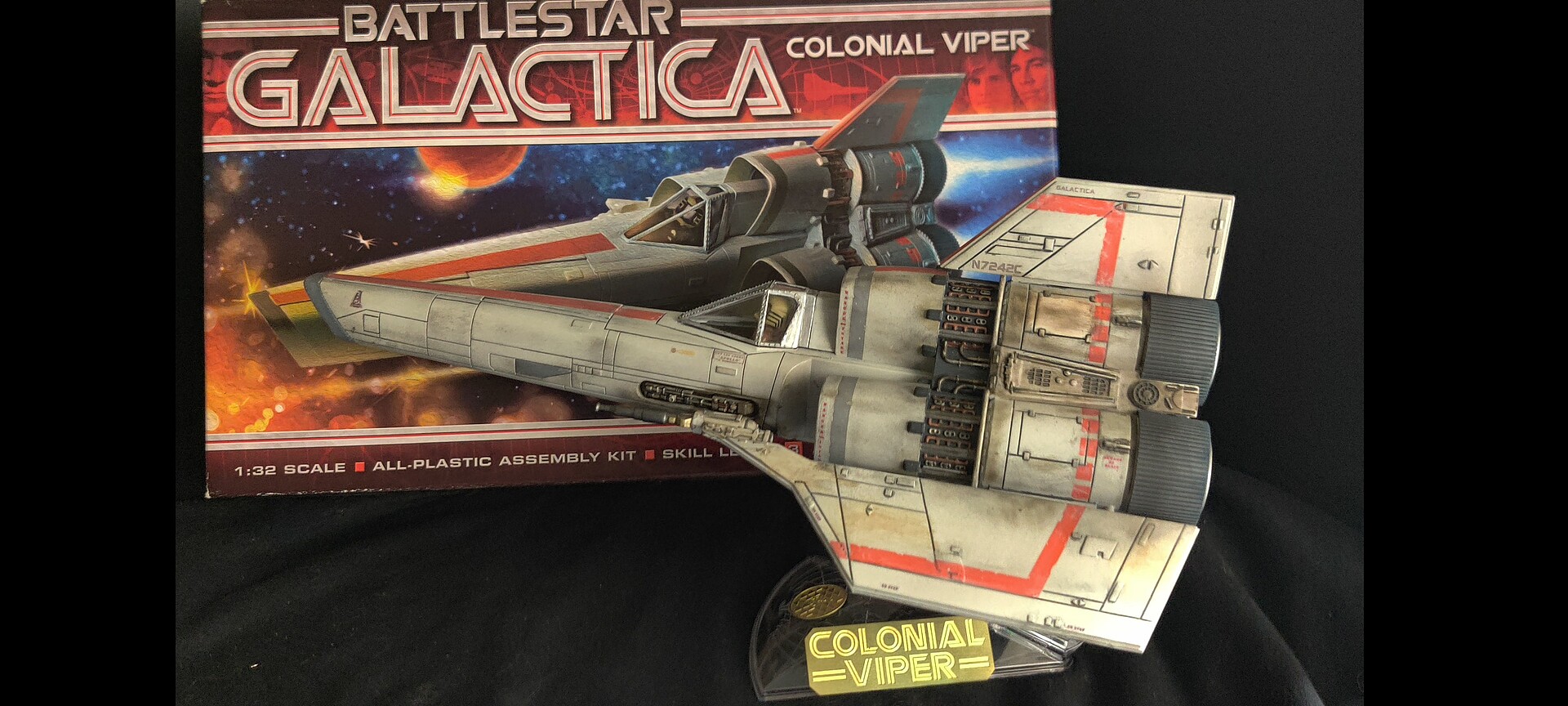 Colonial Viper Mk I Fighter PE Set -- Science Fiction Plastic Model ...