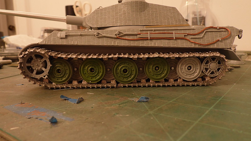 Tiger II Hunting Tiger Tank Track Link Set -- Plastic Model Tank Tracks ...