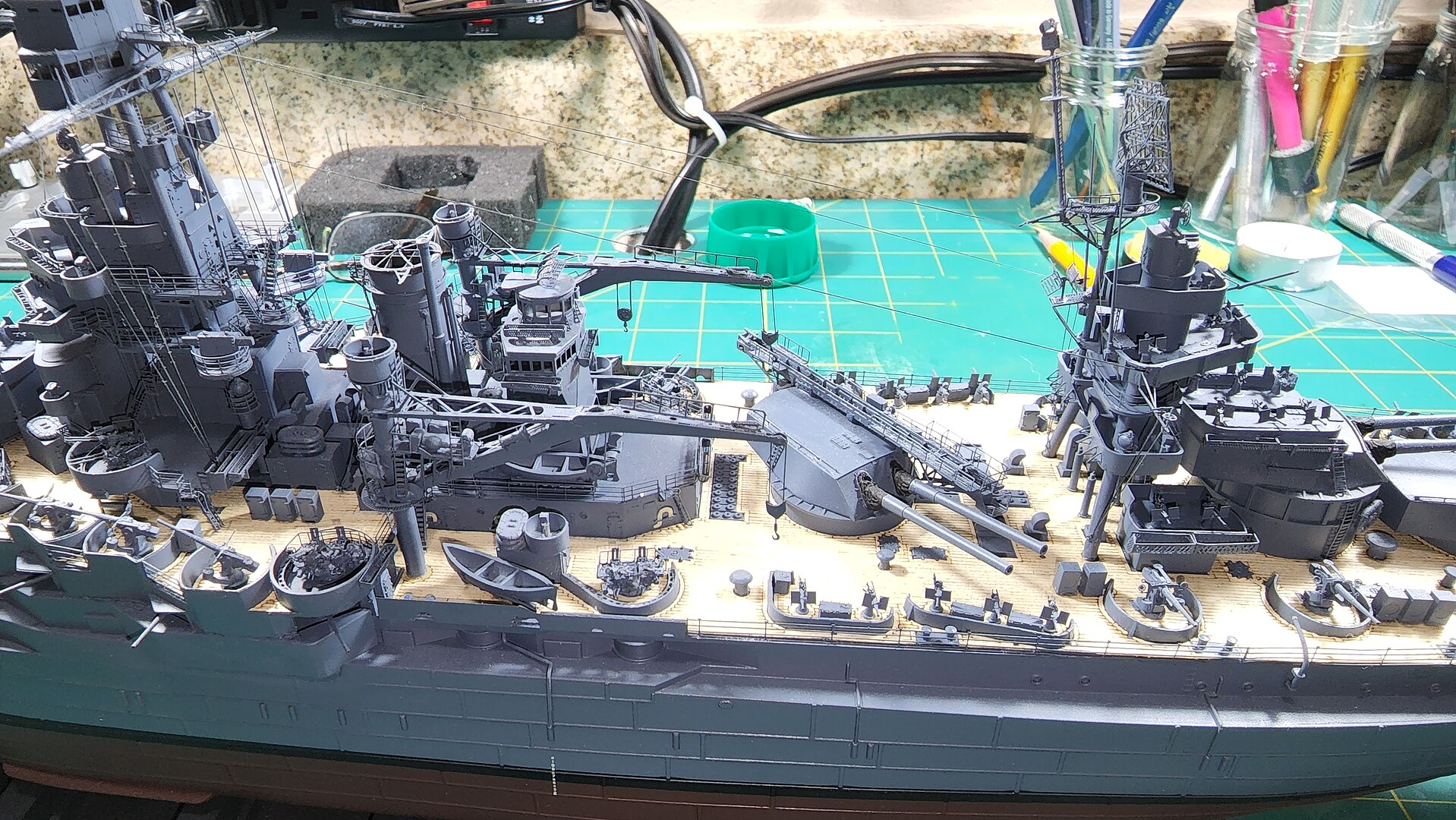 USS Texas BB-35 Battleship -- Plastic Model Military Ship Kit -- 1/350 ...