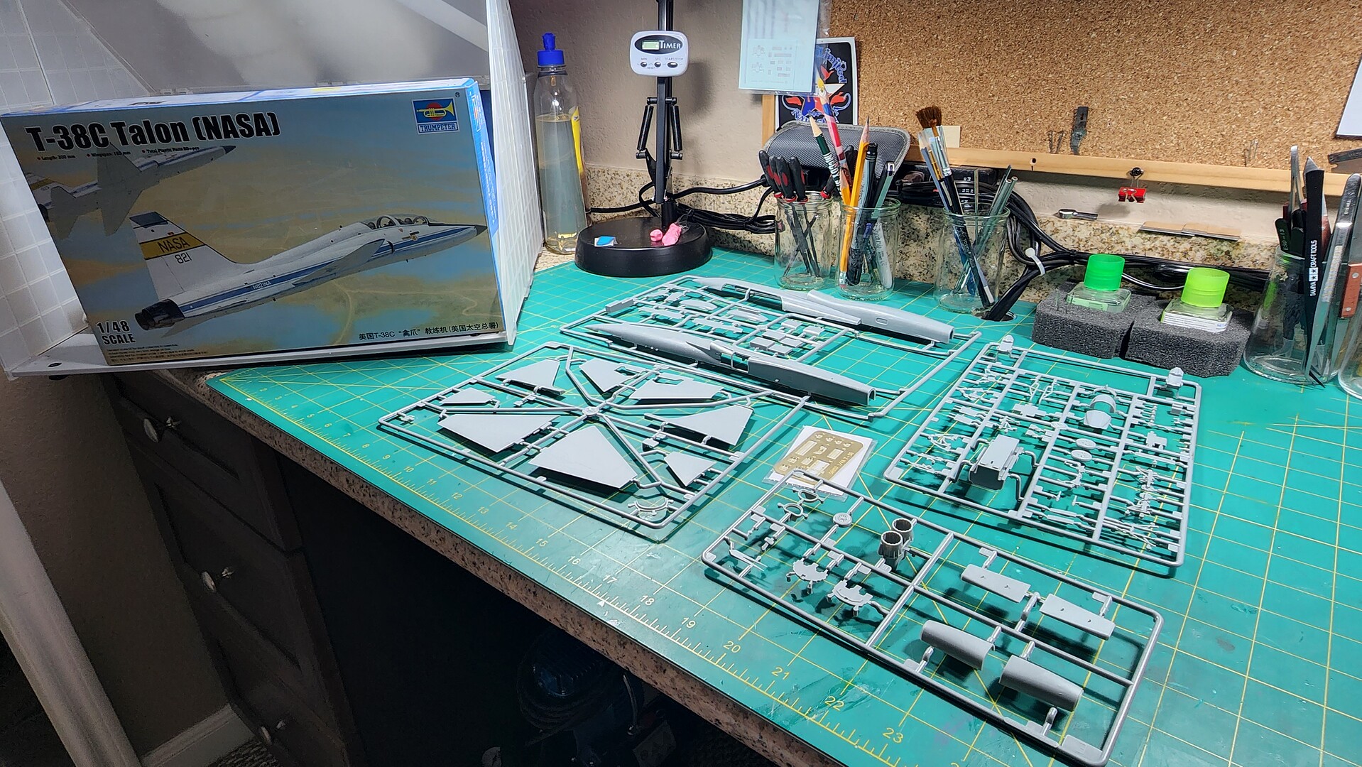 USAF T-38C Talon NASA Jet Trainer -- Plastic Model Airplane Kit -- 1/48 ...