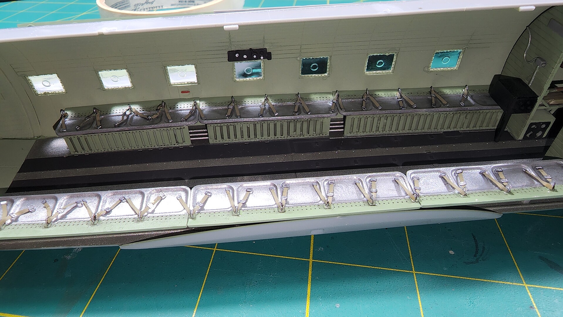 C-47A Skytrain Military Transport Aircraft -- Plastic Model Airplane ...