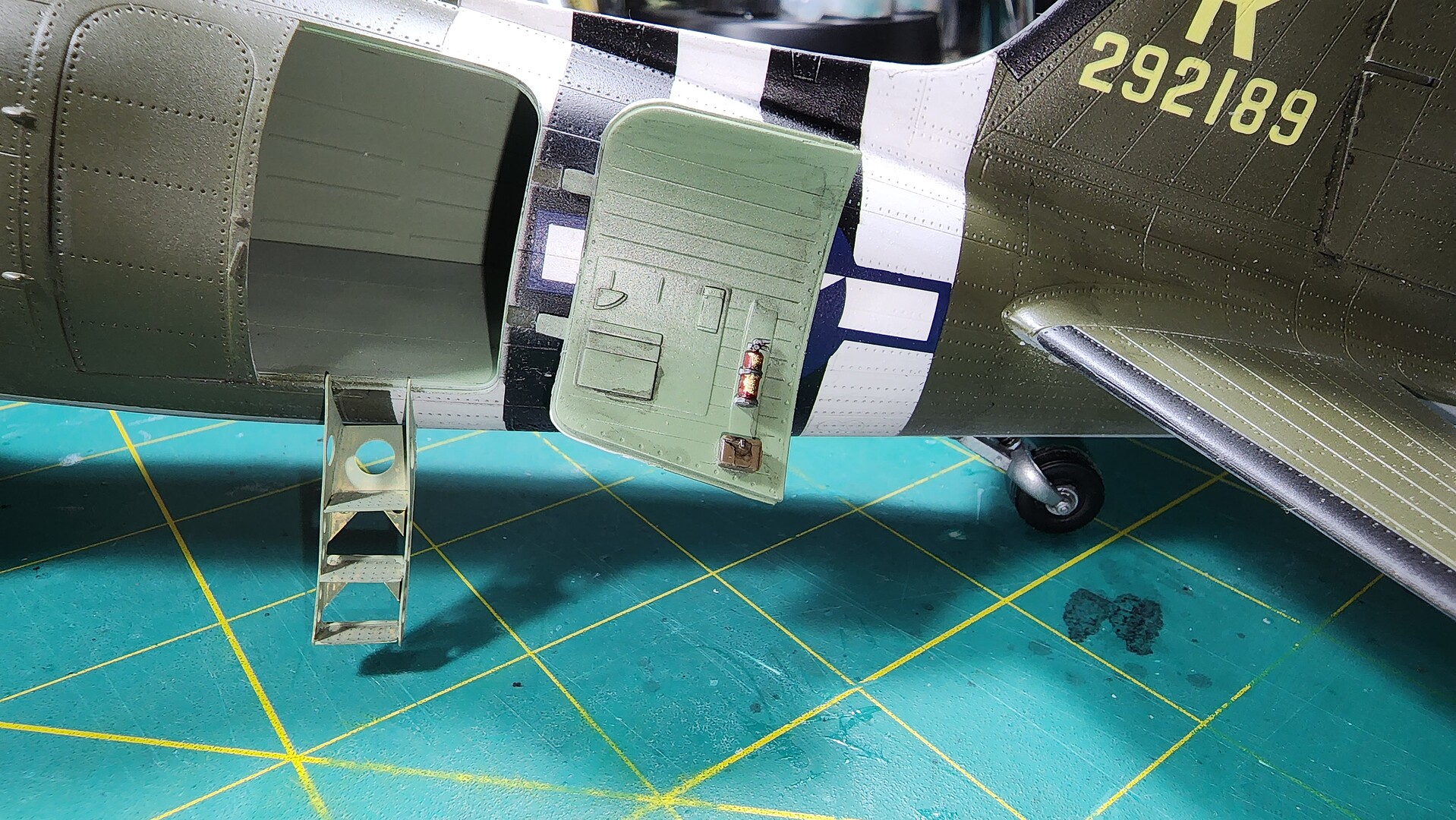 C-47A Skytrain Military Transport Aircraft -- Plastic Model Airplane ...