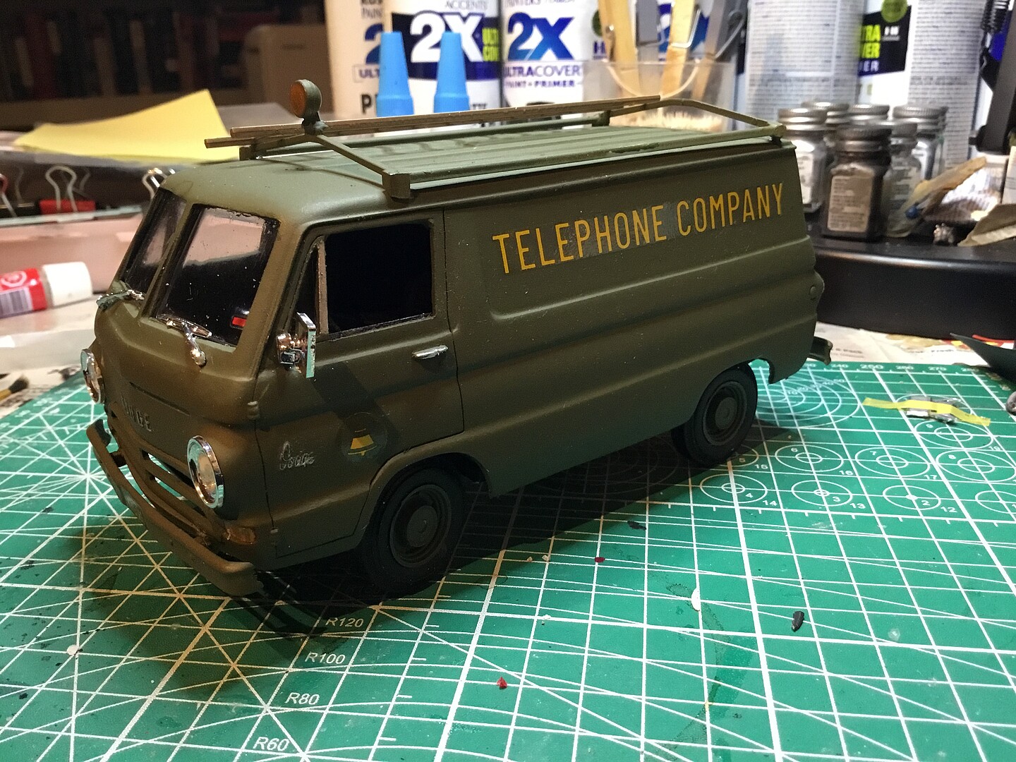 1966 Dodge A100 Pickup Truck ''Touch Tone Terror'' -- Plastic Model ...