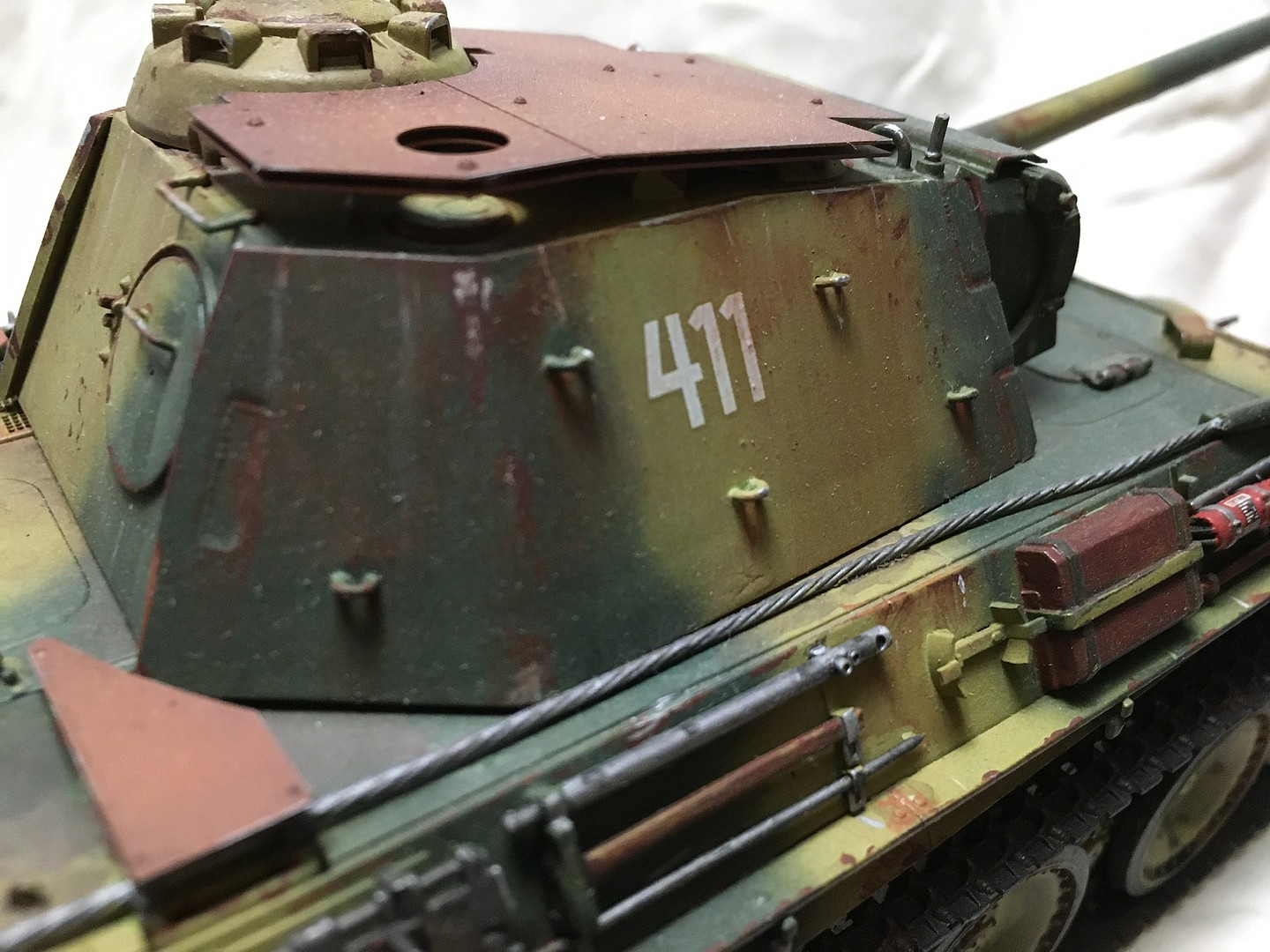 PzKpfw V Panther Ausf G Last Production Tank -- Plastic Model Tank Kit ...
