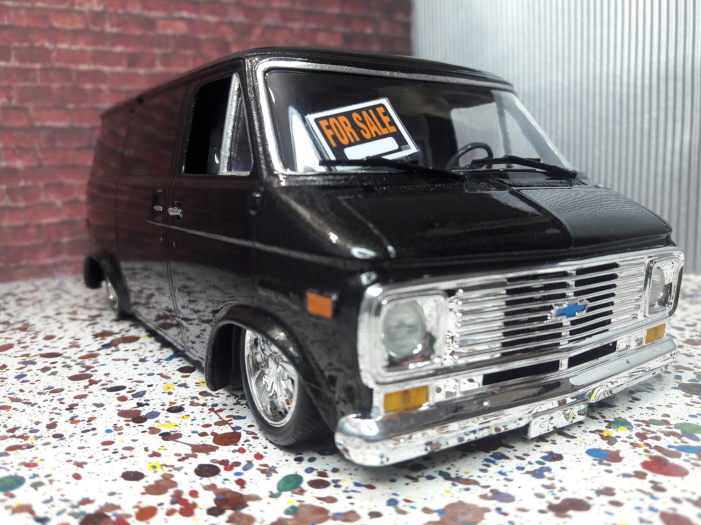 Chevy Police Van NYPD -- Plastic Model Car Kit -- 1/25 Scale -- #1123 ...