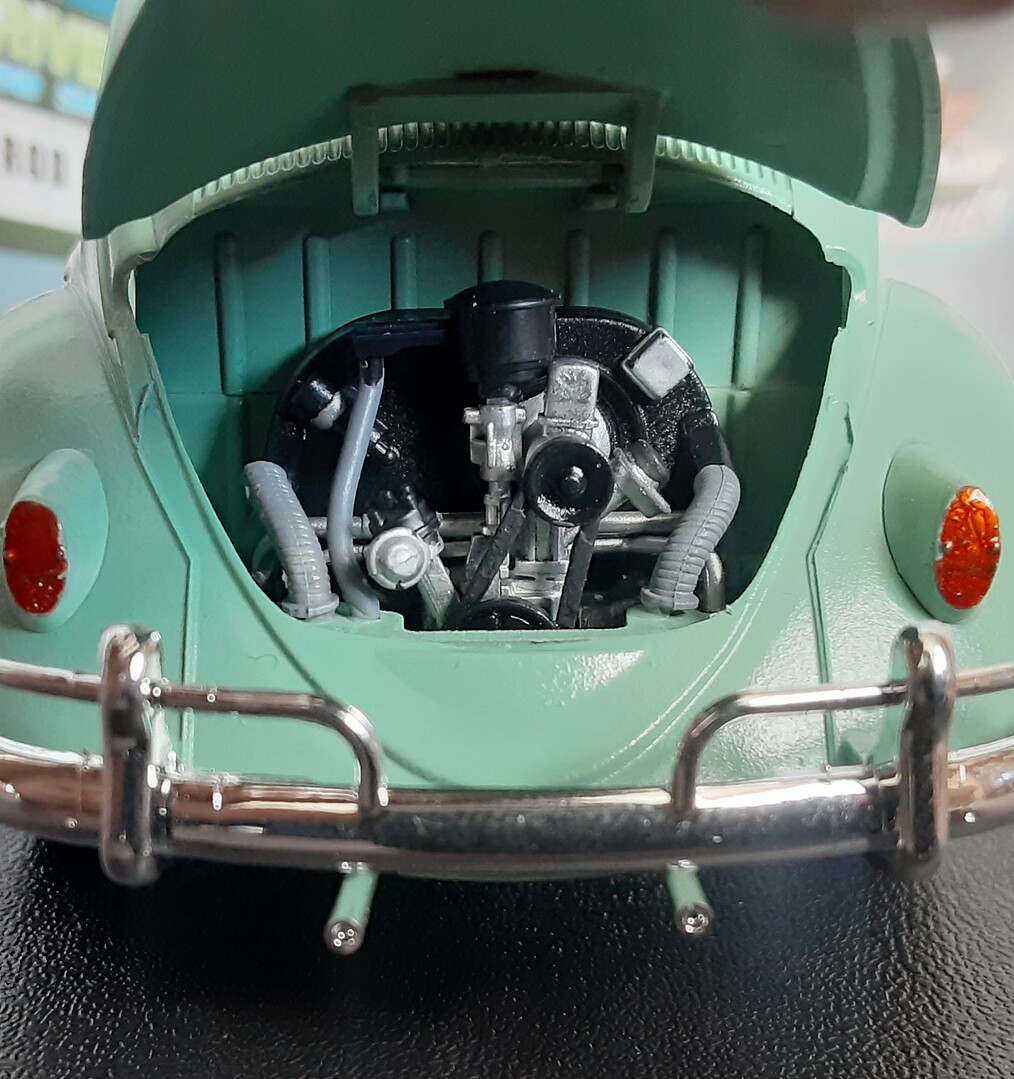 1966 Volkswagen Beetle VW BUG -- Plastic Model Car Kit -- 1/24 Scale ...