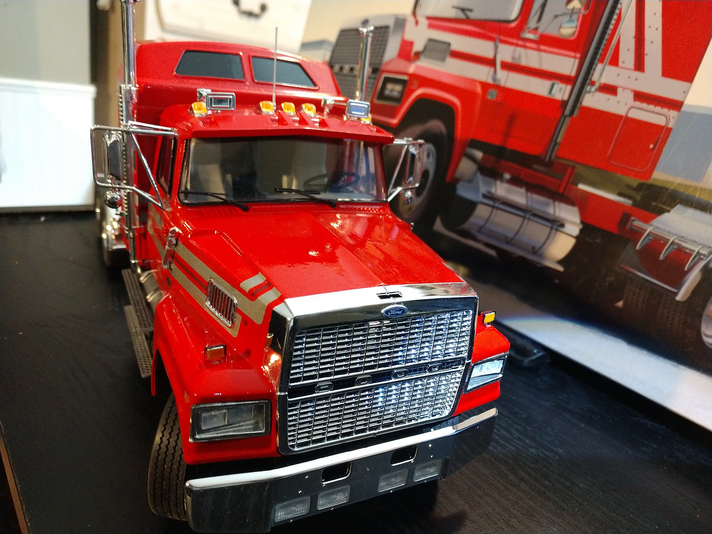 Gallery Pictures AMT Ford LTL 900 Semi Tractor Plastic Model Truck ...
