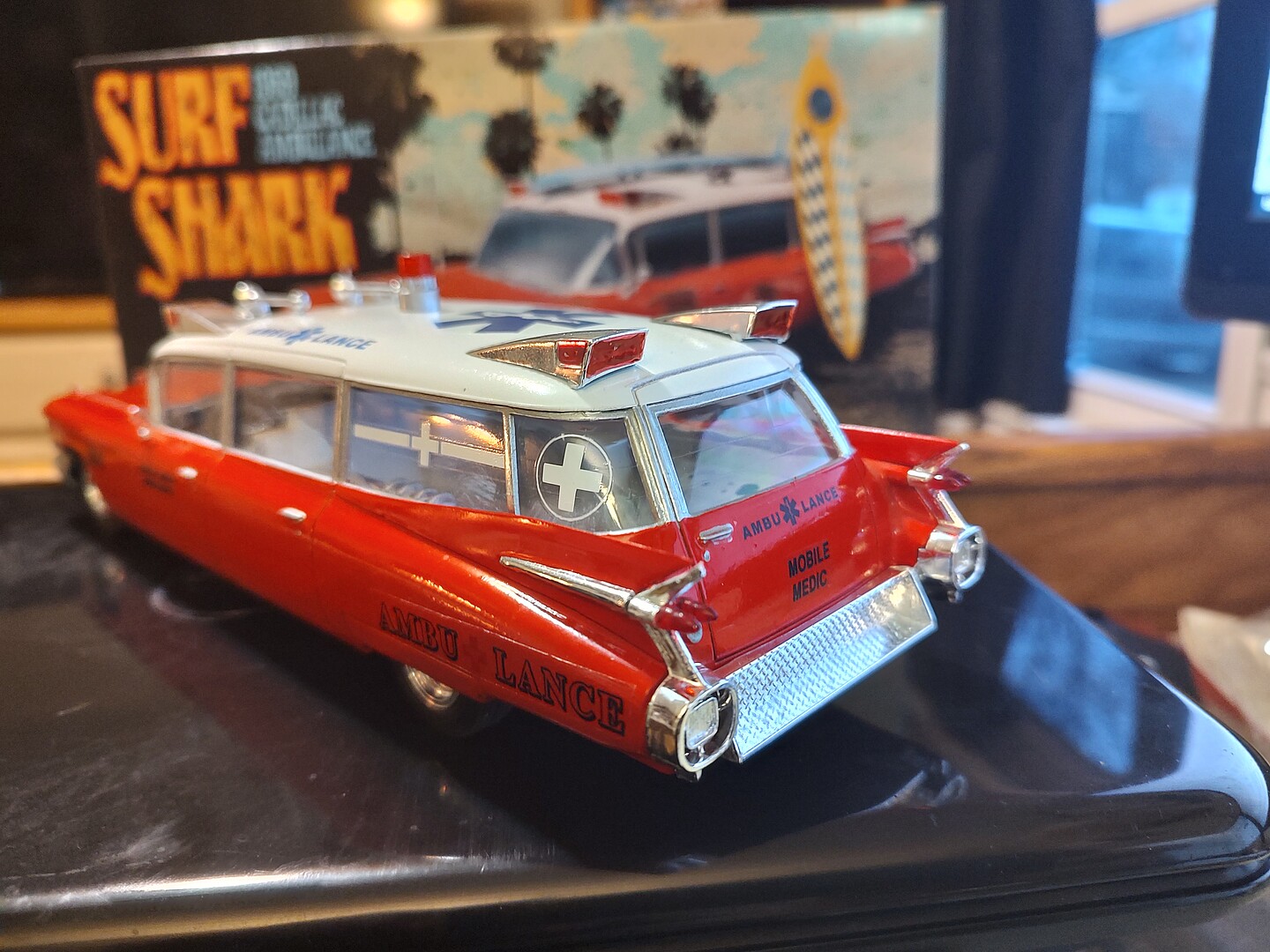 1959 Cadillac Ambulance -- Plastic Model Car Vehicle Kit -- 1/25 Scale ...