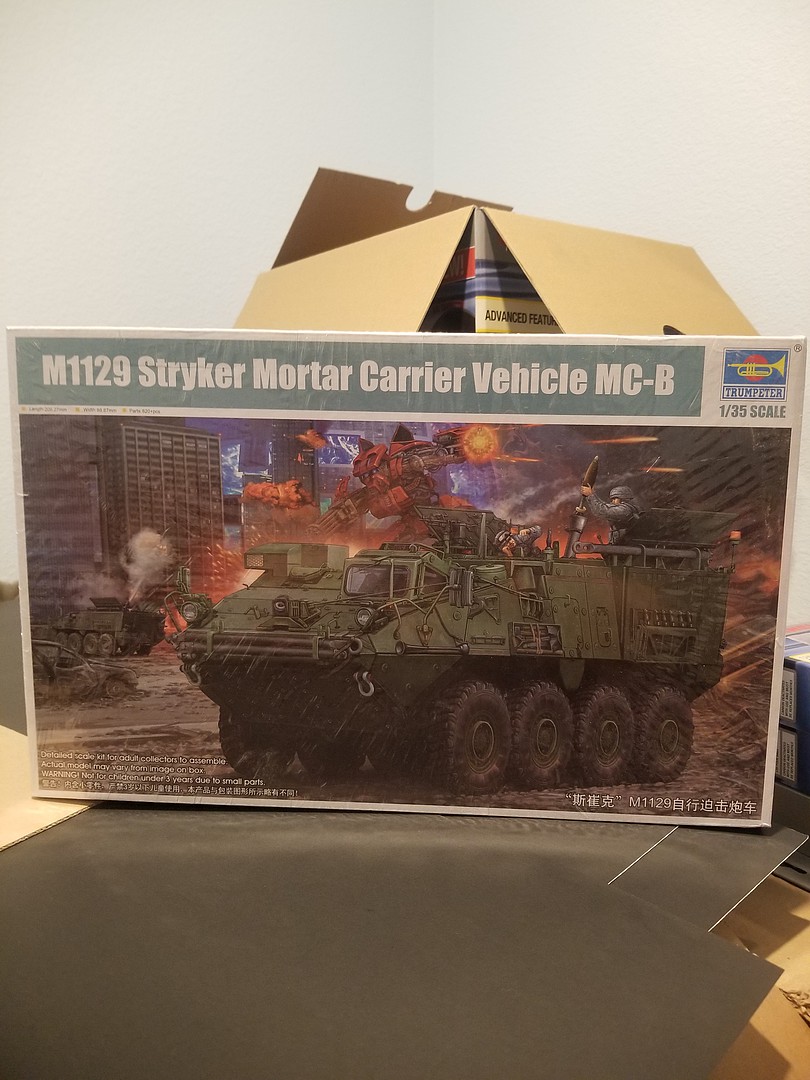 Gallery Pictures Trumpeter M1129 Stryker Mortar Carrier with 120mm ...