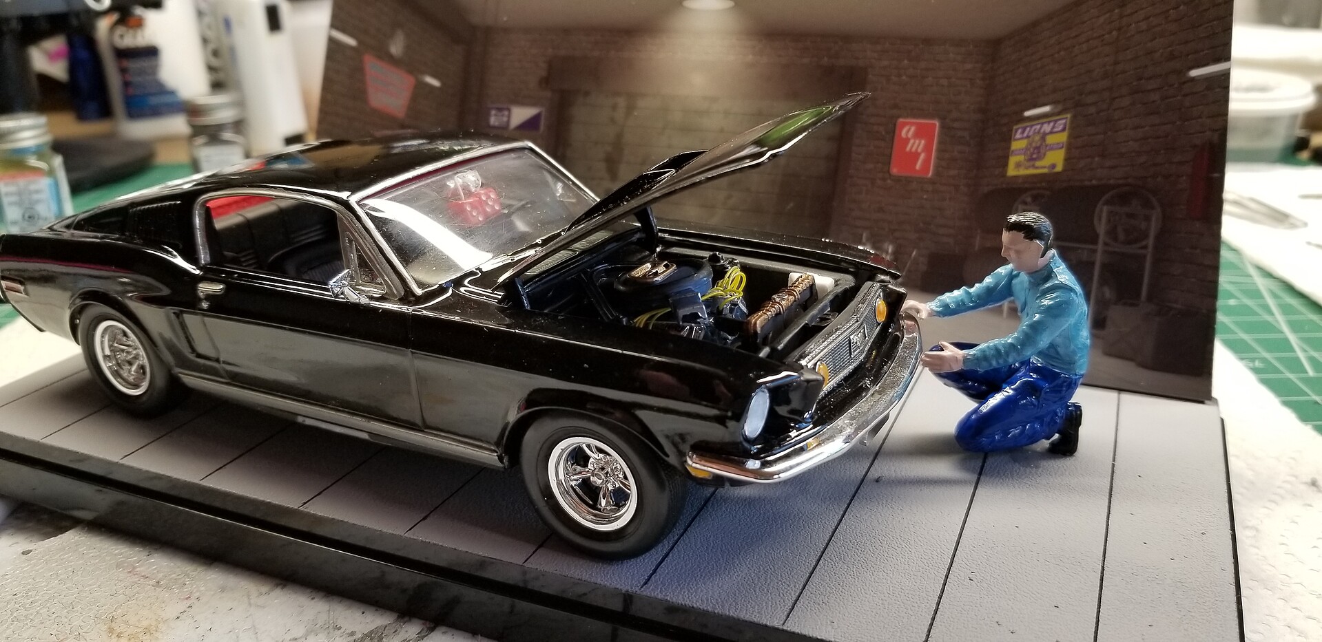 1968 Mustang GT 2'n1 -- Plastic Model Car Kit -- 1/25 Scale -- #854215 ...