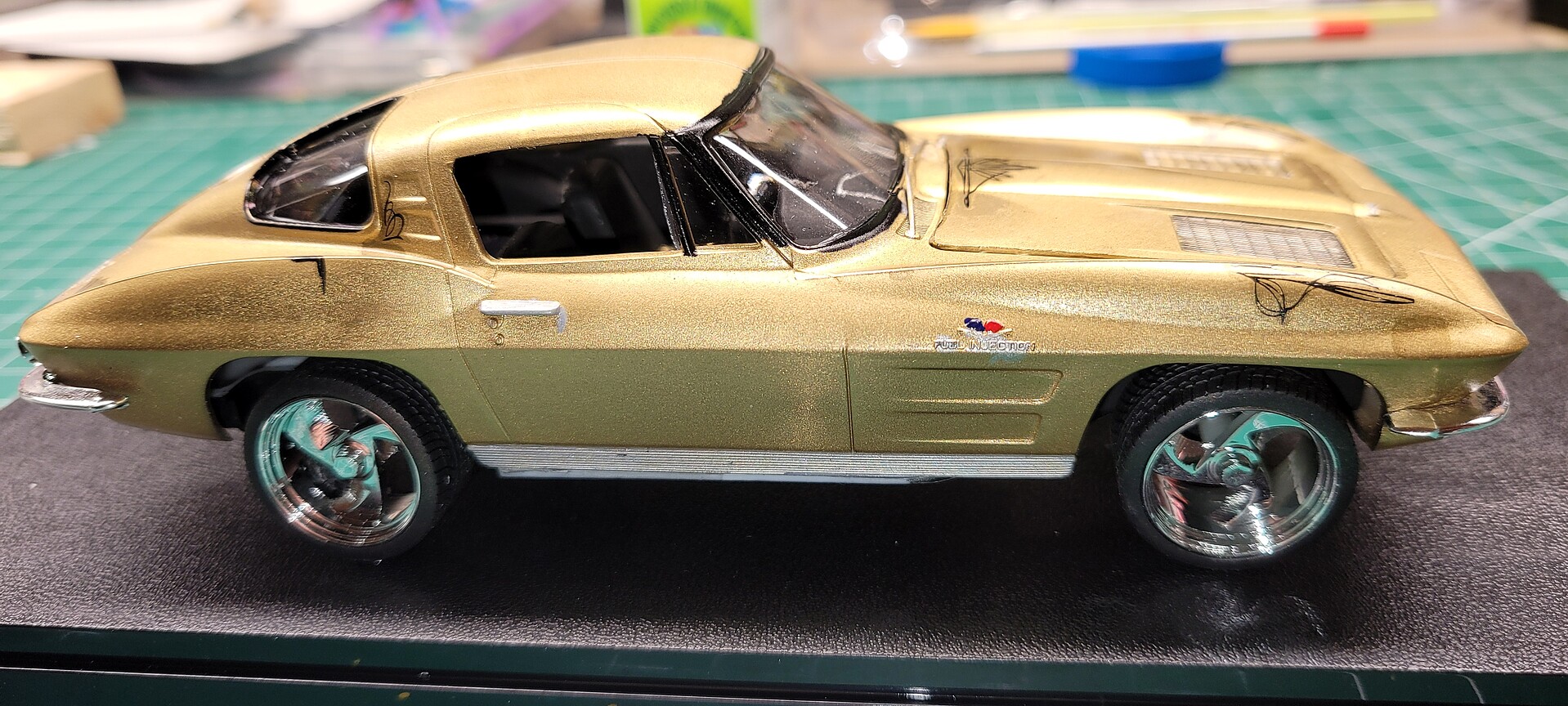 1963 CORVETTE -- Plastic Model Car Kit -- 1/25 Scale -- #861 pictures ...