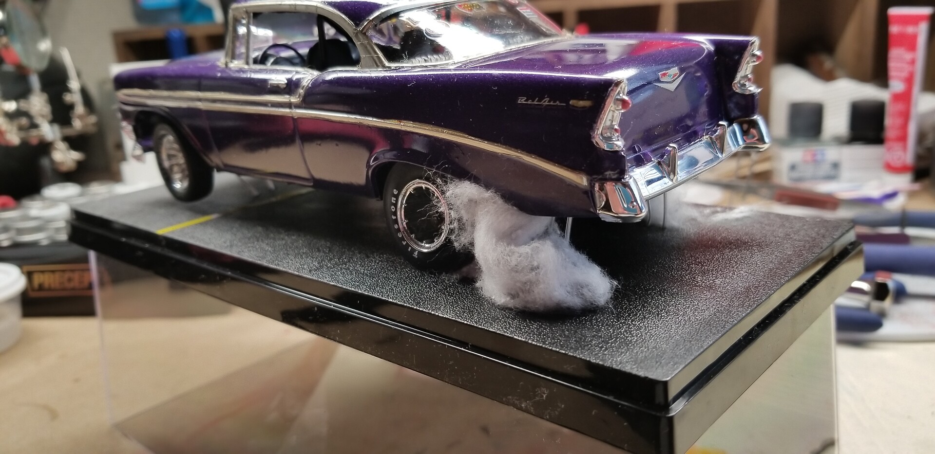 1/24 1956 Chevy Custom -- Plastic Model Car Kit -- 1/25 Scale -- #07663 ...