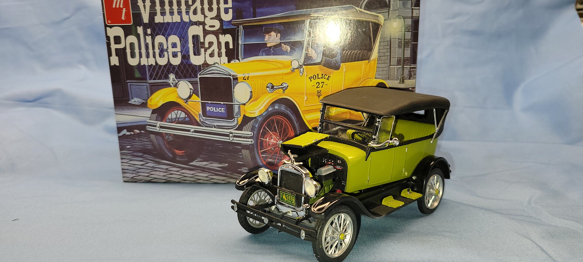 '27 Ford T Vintge Polce Car -- Plastic Model Car Vehicle Kit -- 1/25 ...