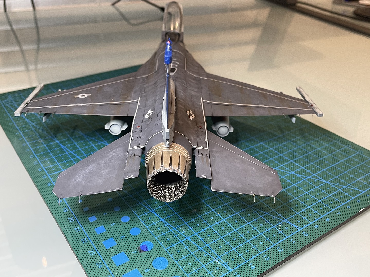 Lockheed F-16C Block 25/32 Jet Fighting Falcon -- Plastic Model ...