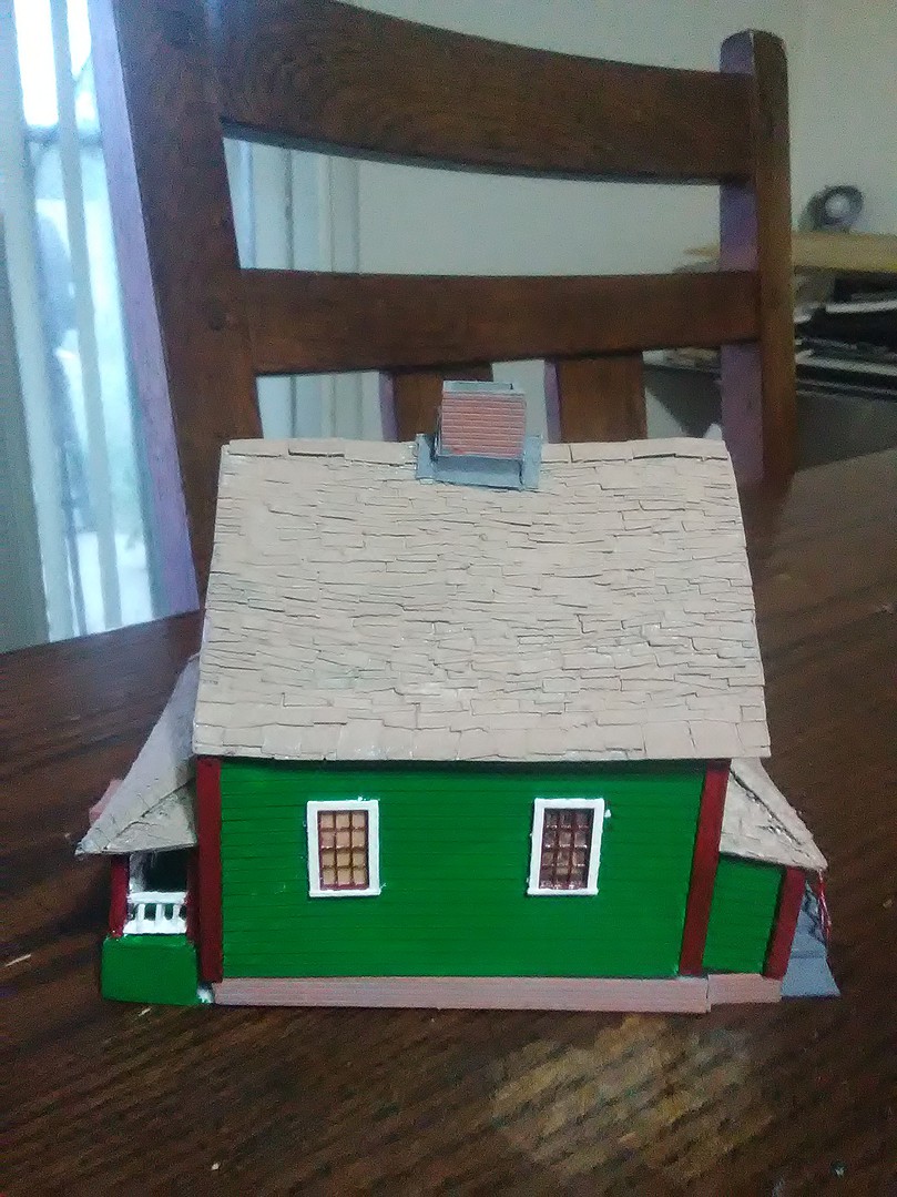 6/6 Double Hung Window w/Glazing & Shades -- HO Scale Model Railroad ...