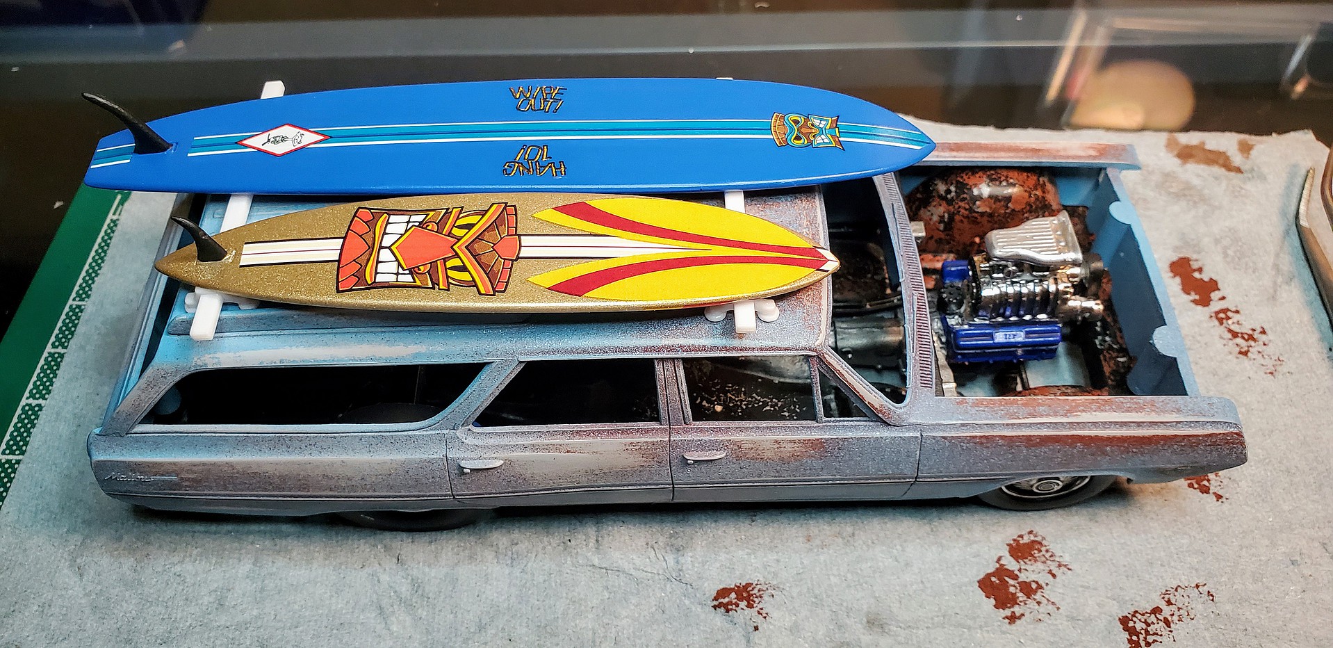 1965 Chevelle Surf Wagon -- Plastic Model Car Kit -- 1/25 Scale ...