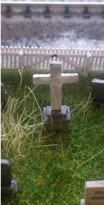 Tombstones -- N Scale Model Railroad Building Accessory -- #a2164 ...