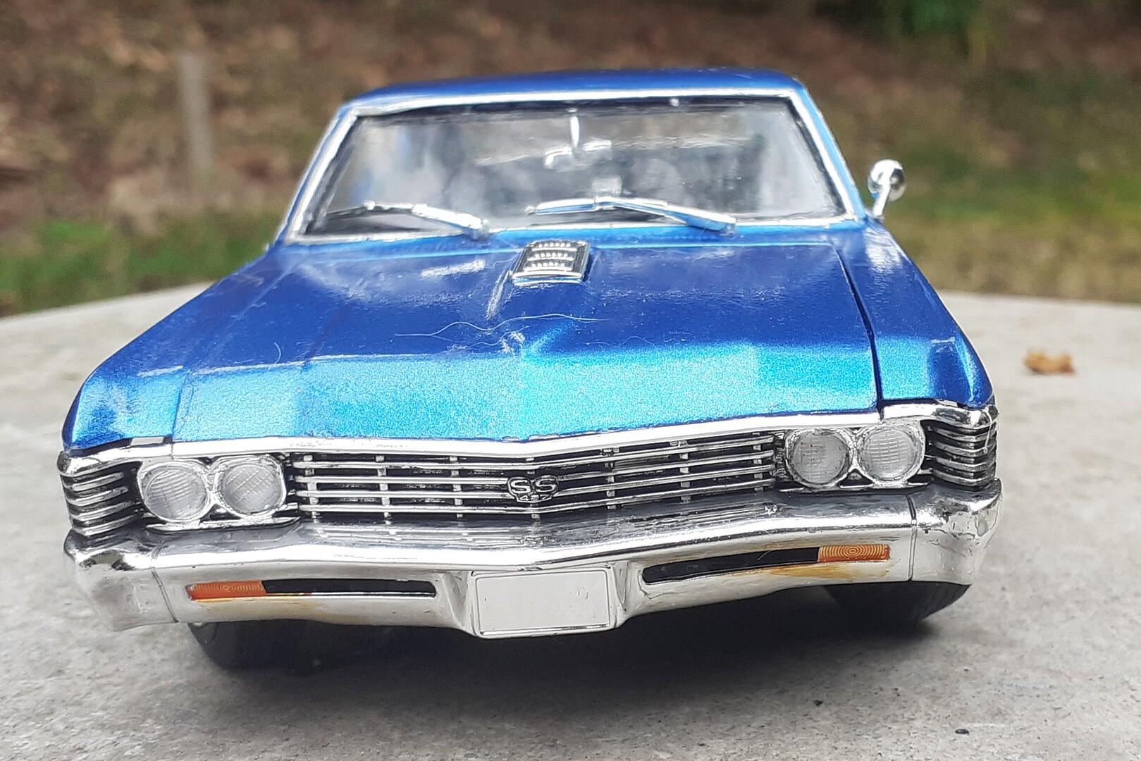 1967 Chevy Impala SS (Stock) -- Plastic Model Car Kit -- 1/25 Scale ...