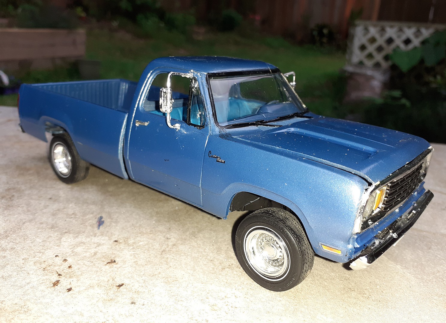 1978 Dodge D100 Custom Pickup Truck -- Plastic Model Truck Vehicle Kit ...