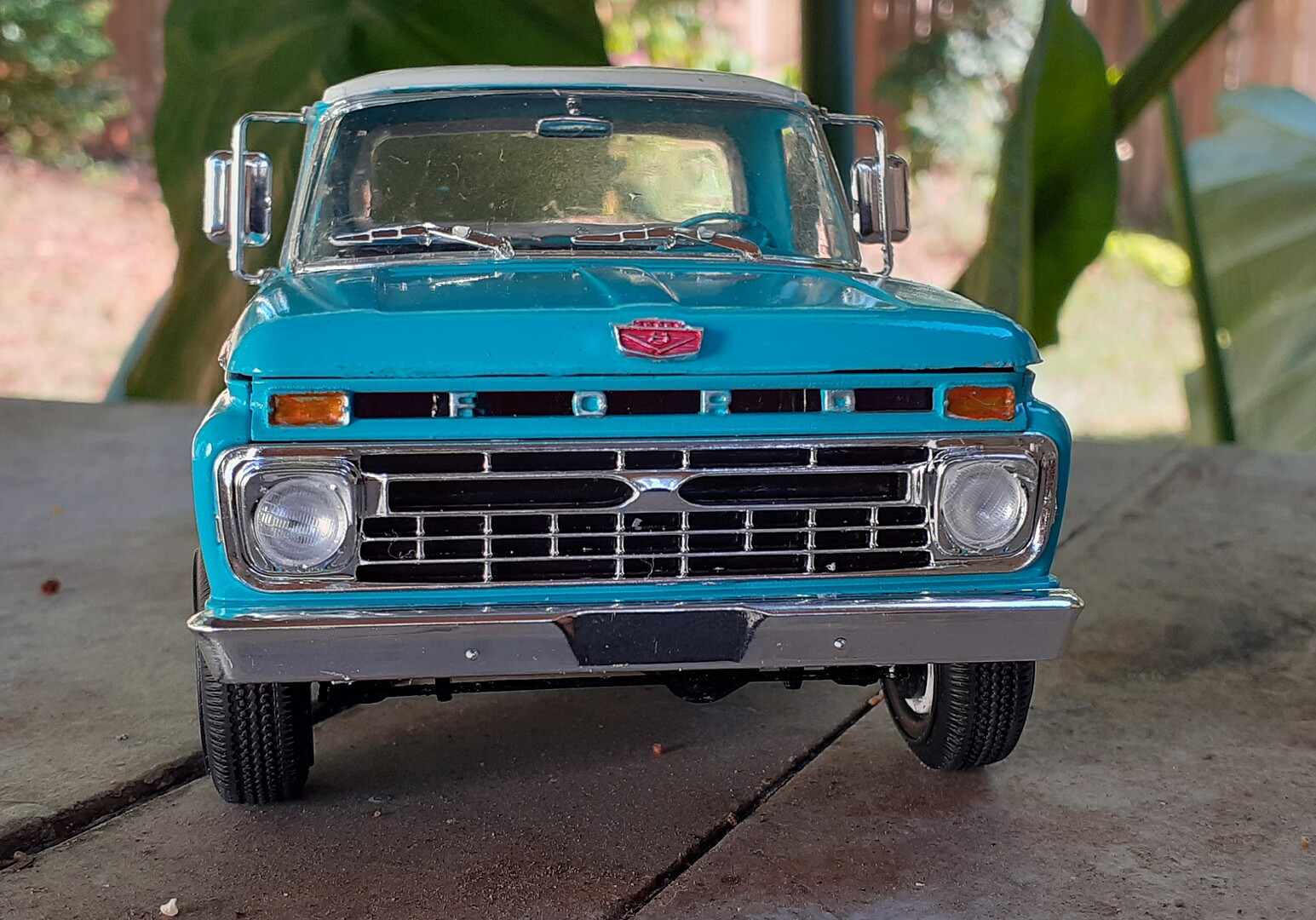 1966 Ford F100 Custom Cab 4x4 Truck (2nd Qtr) -- Plastic Model Vehicle ...