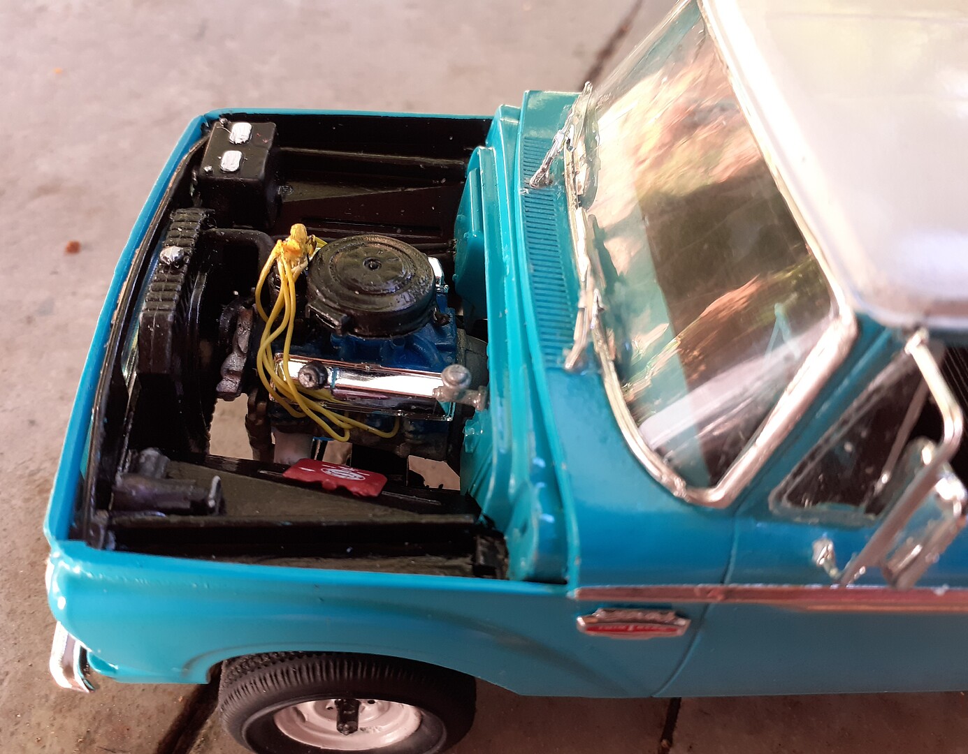 1966 Ford F100 Custom Cab 4x4 Truck (2nd Qtr) -- Plastic Model Vehicle ...