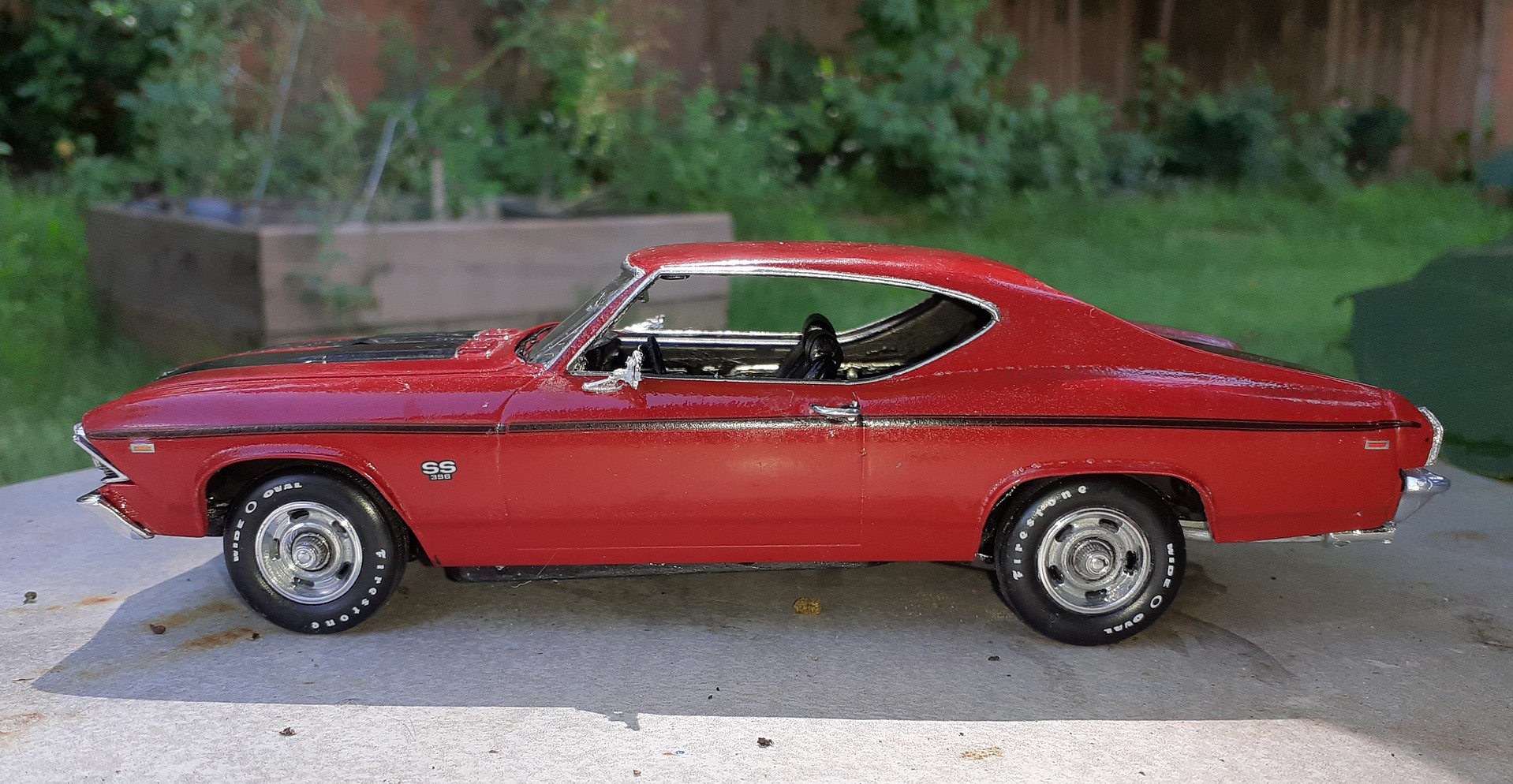 '69 Chevy Chevelle SS 396 -- Plastic Model Car Kit -- 1/25 Scale ...