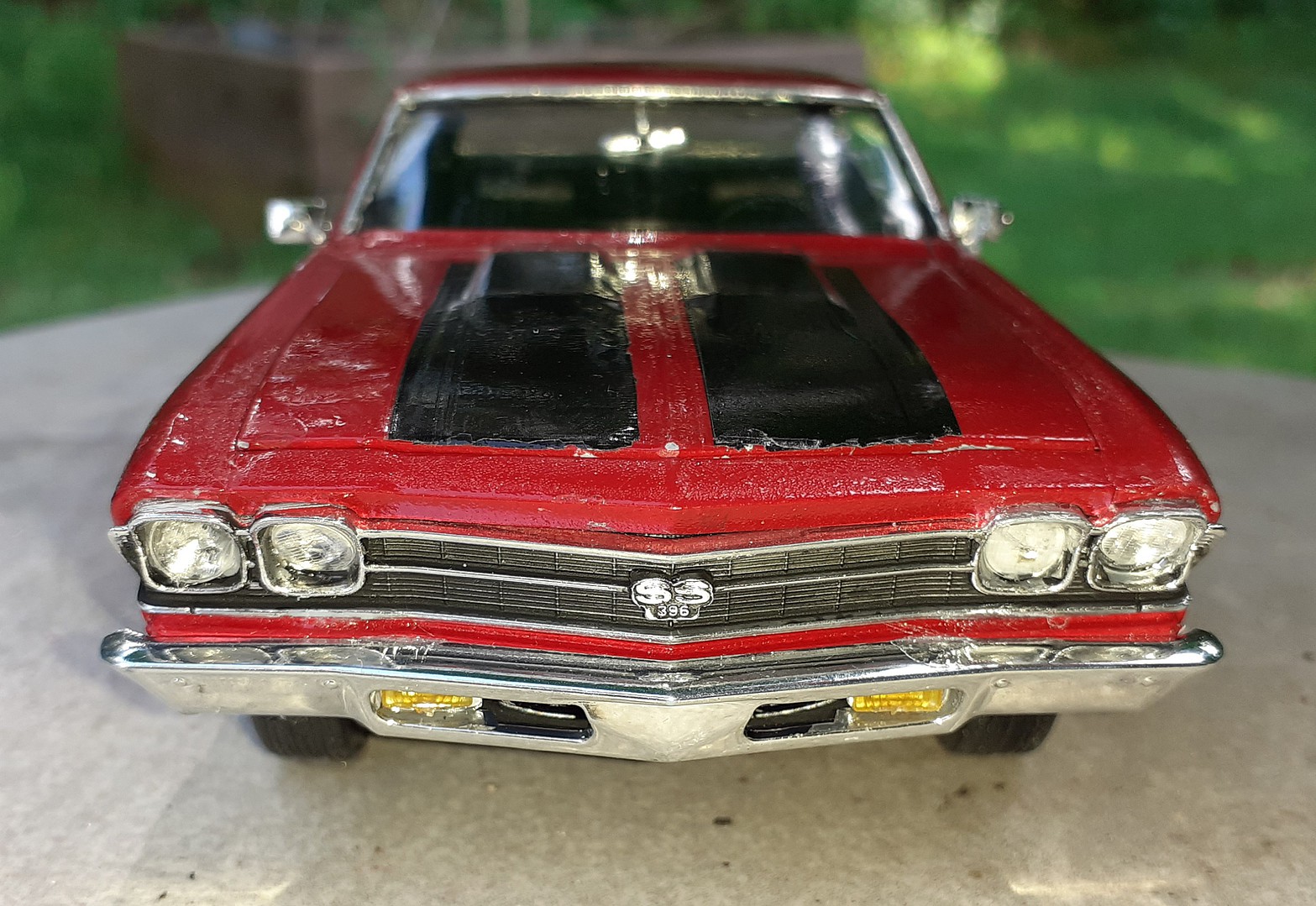 '69 Chevy Chevelle SS 396 -- Plastic Model Car Kit -- 1/25 Scale ...