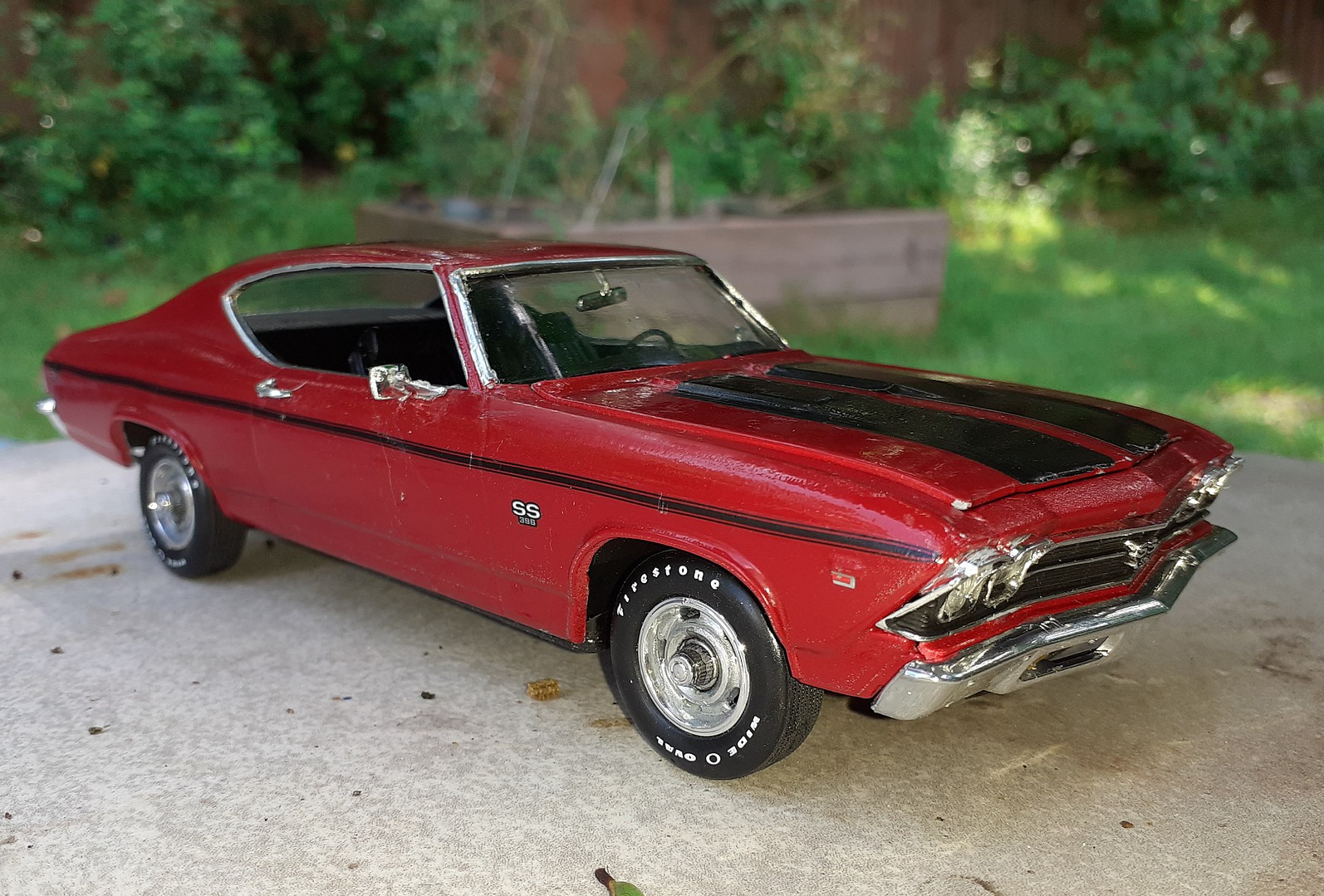 '69 Chevy Chevelle SS 396 -- Plastic Model Car Kit -- 1/25 Scale ...