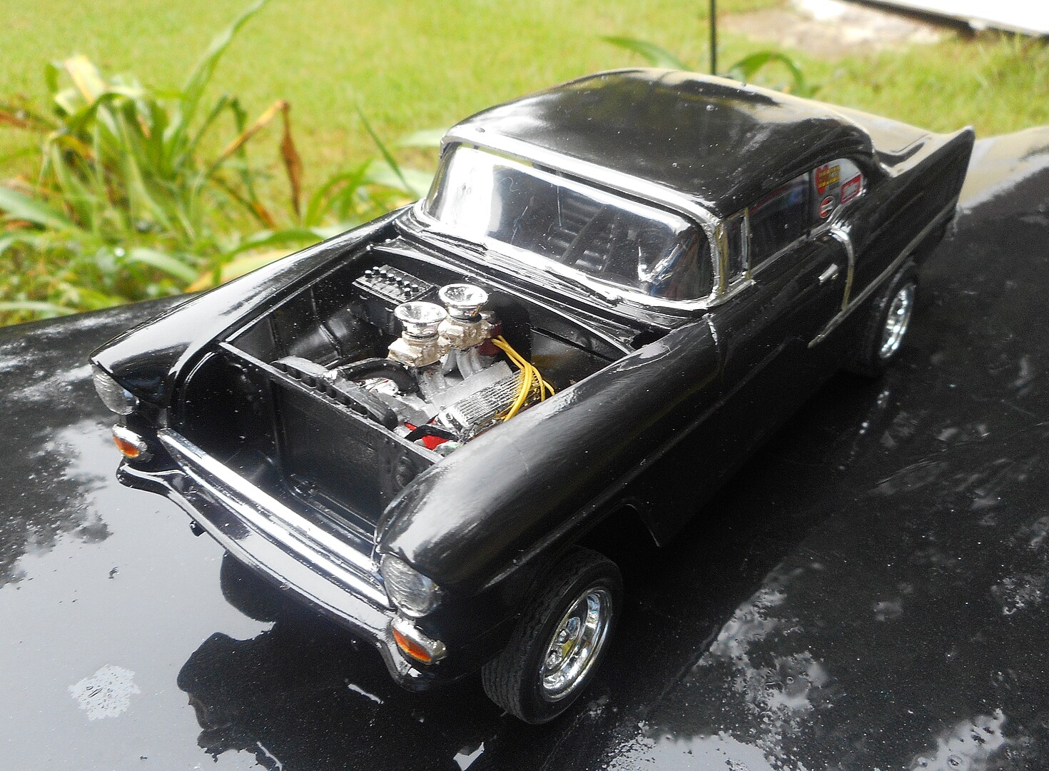 '55 Chevy Bel Air Street Machin 2 in 1 -- Plastic Model Car Kit -- 1/24 ...