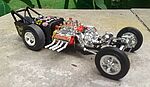 AMT Fiat Double Dragster Plastic Model Car Vehicle Kit 1/25 Scale #1380