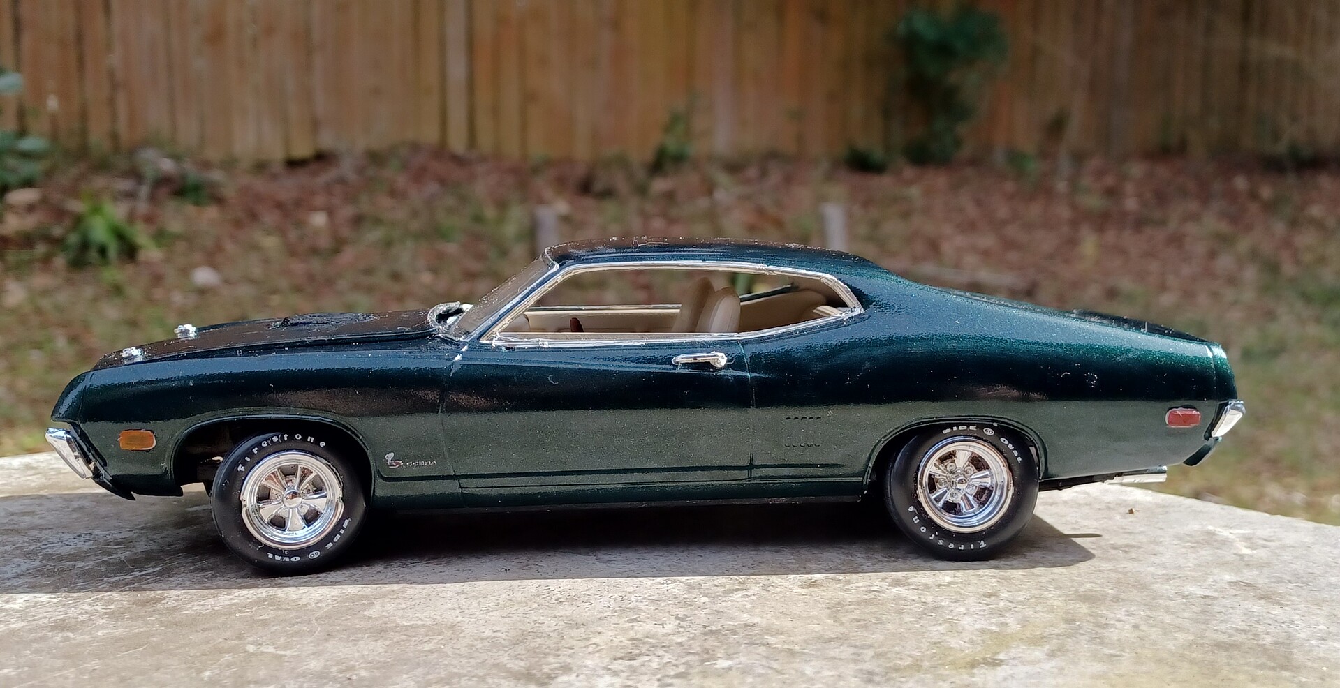 1970 Ford Torino Cobra -- Plastic Model Car Kit -- 1/24 Scale ...