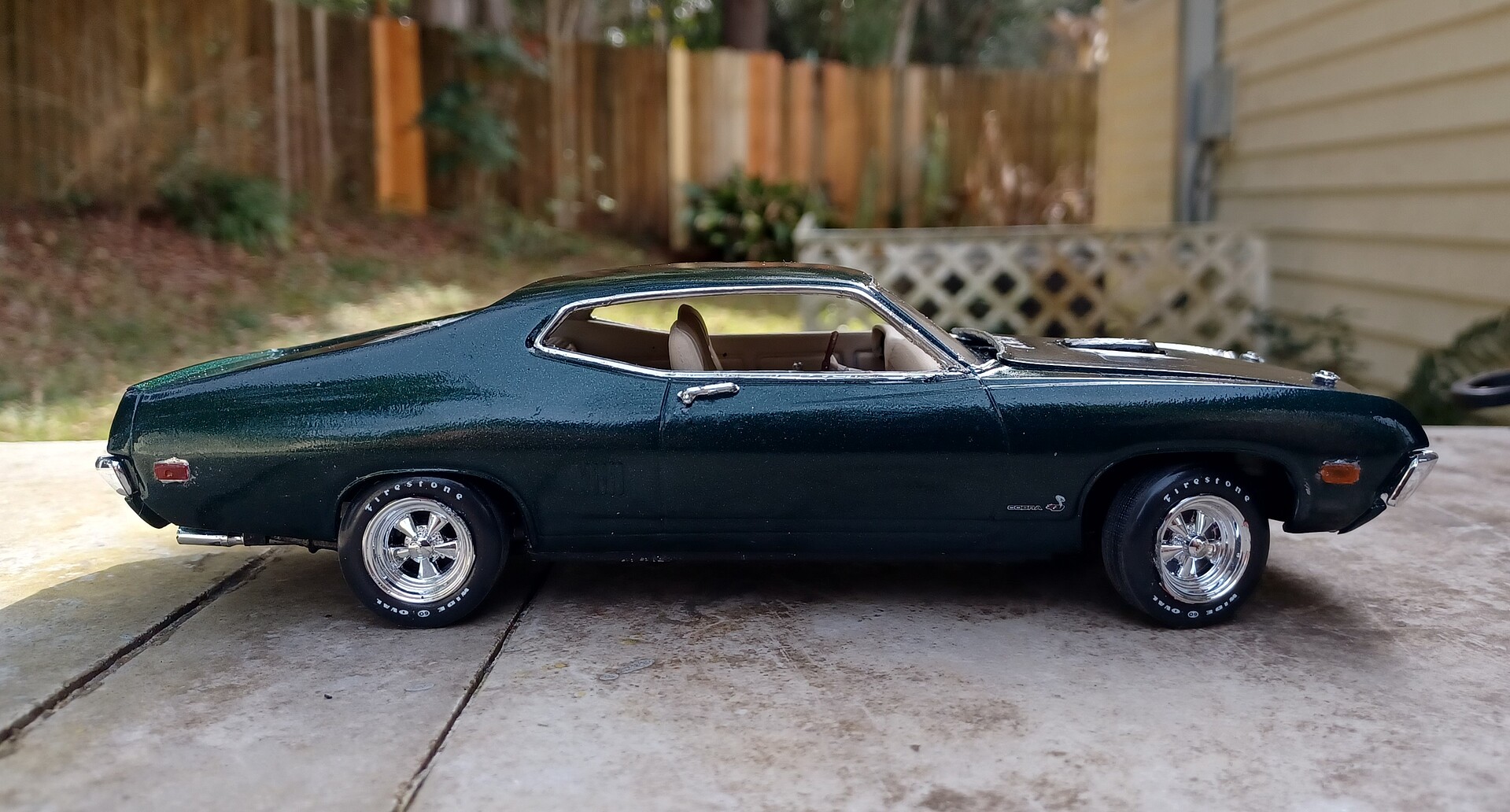 1970 Ford Torino Cobra -- Plastic Model Car Kit -- 1/24 Scale ...