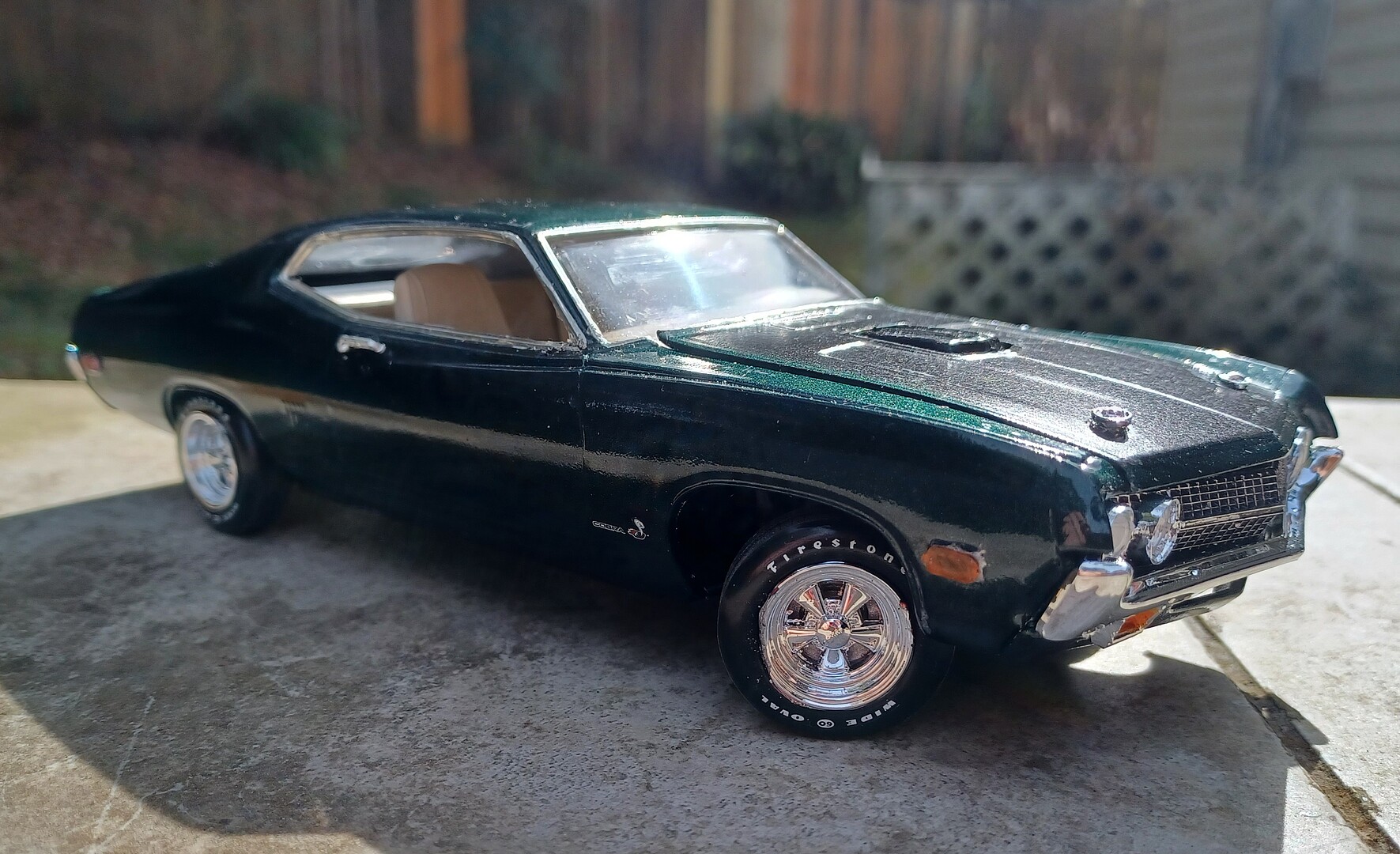 1970 Ford Torino Cobra -- Plastic Model Car Kit -- 1/24 Scale ...