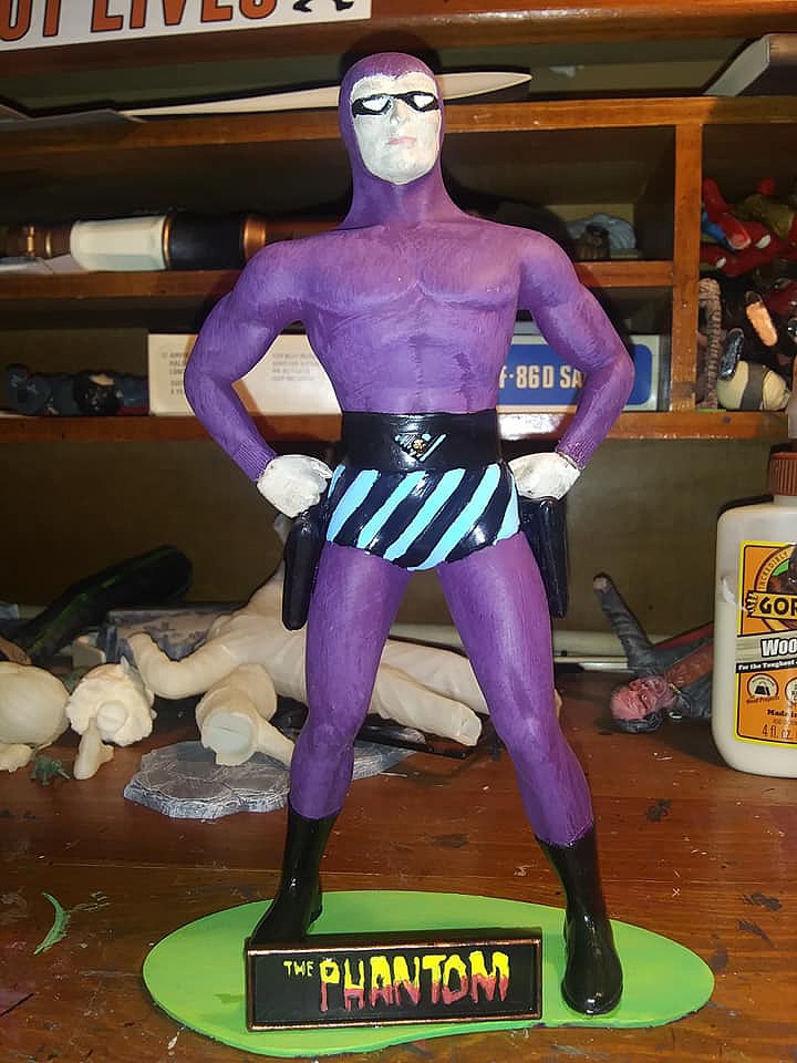 The Phantom & The Voodoo Witch Doctor -- Plastic Model Fantasy Figure ...